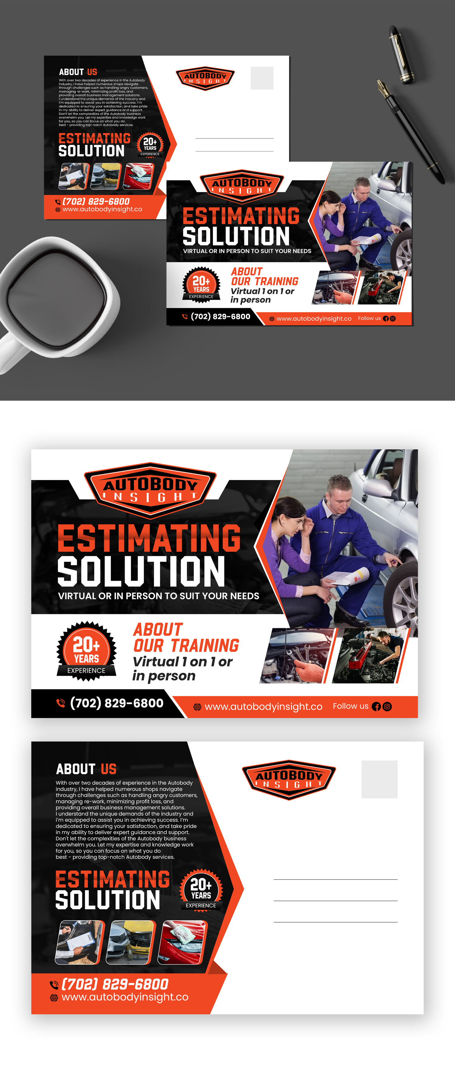 Professional, Serious, Autobody Flyer Design for Autobody Insight by ...