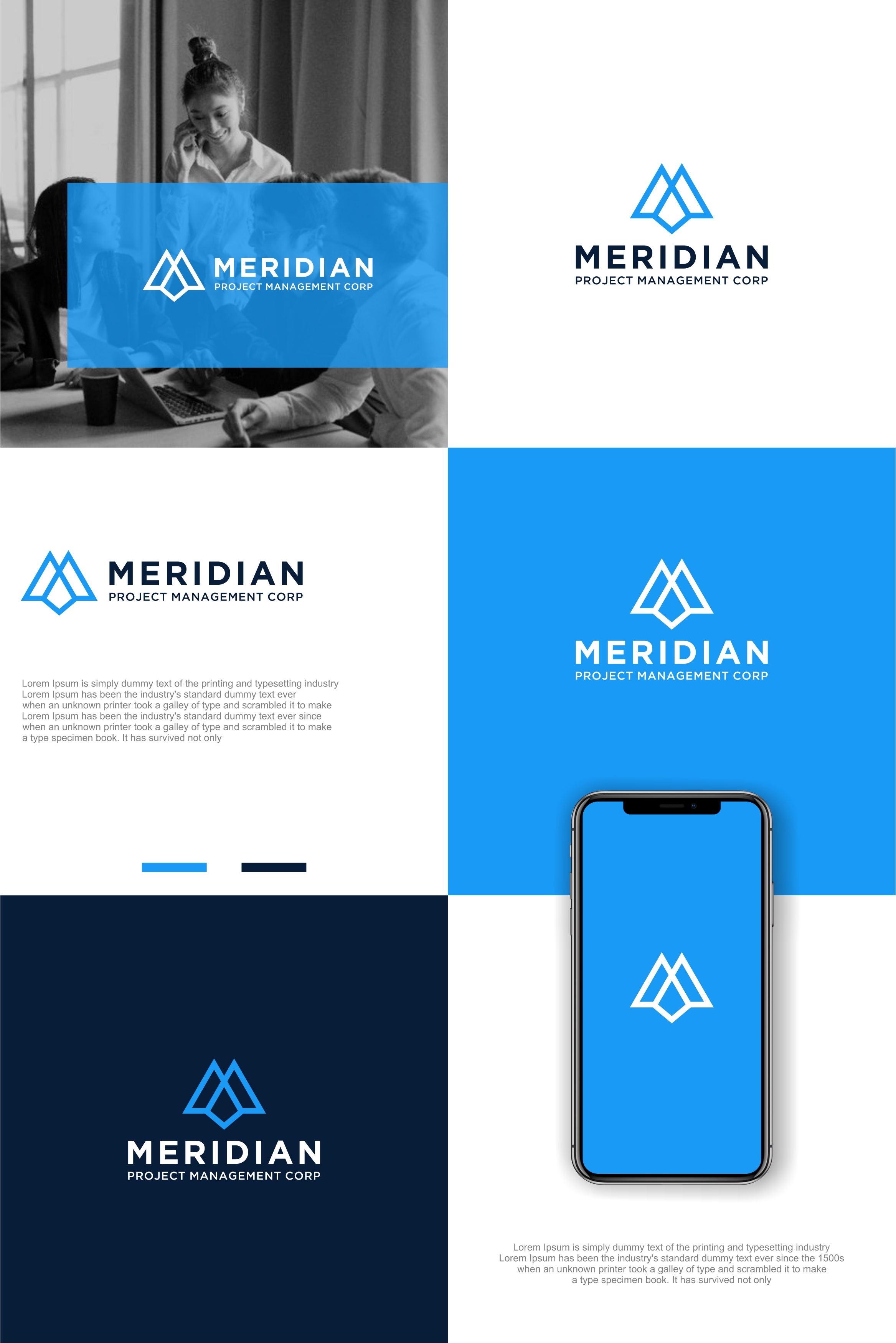Logo Design for Meridian Project Management Corp by NUZZAN | Design ...
