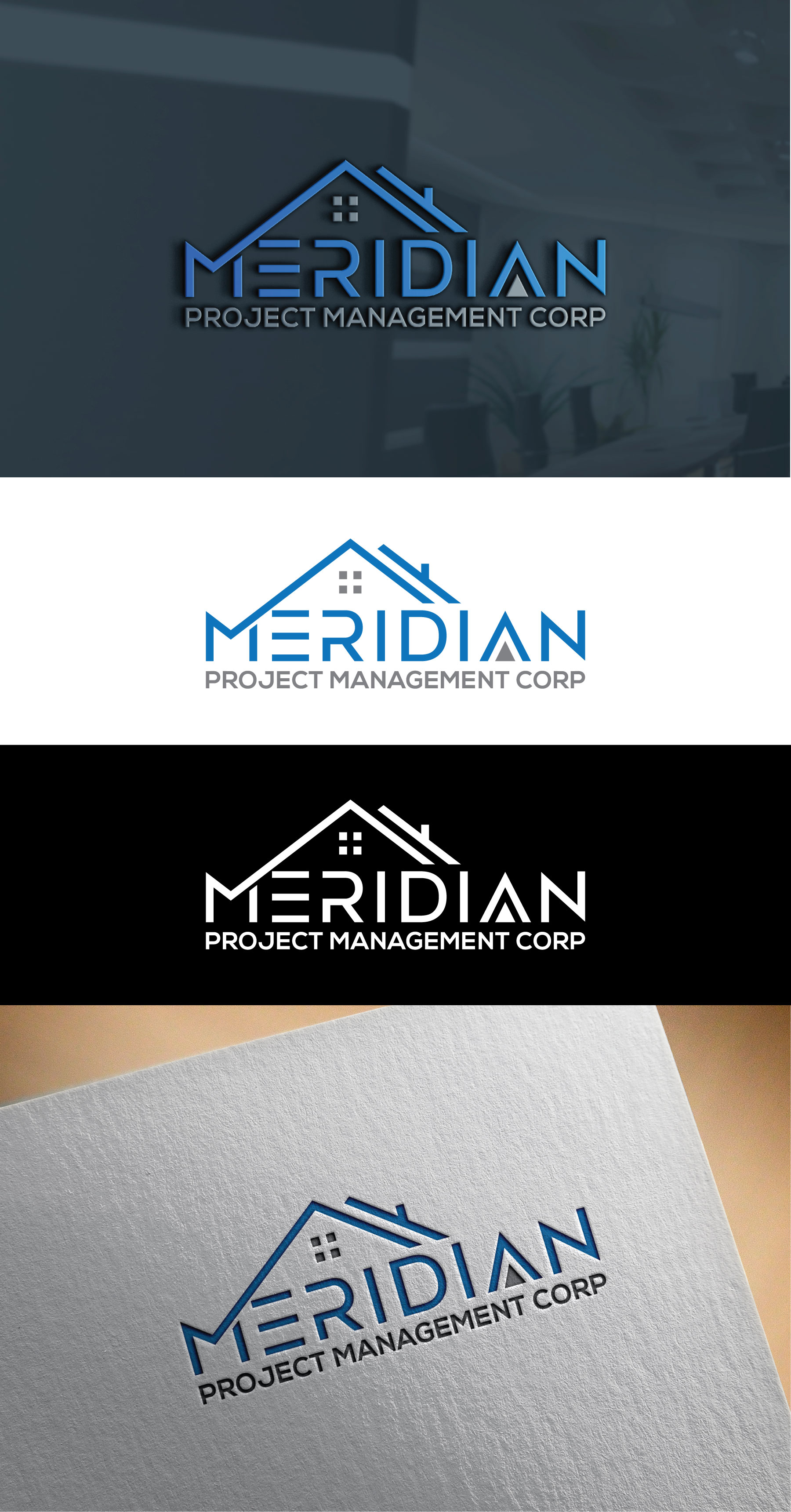 Logo Design for Meridian Project Management Corp by Palash0077 | Design ...