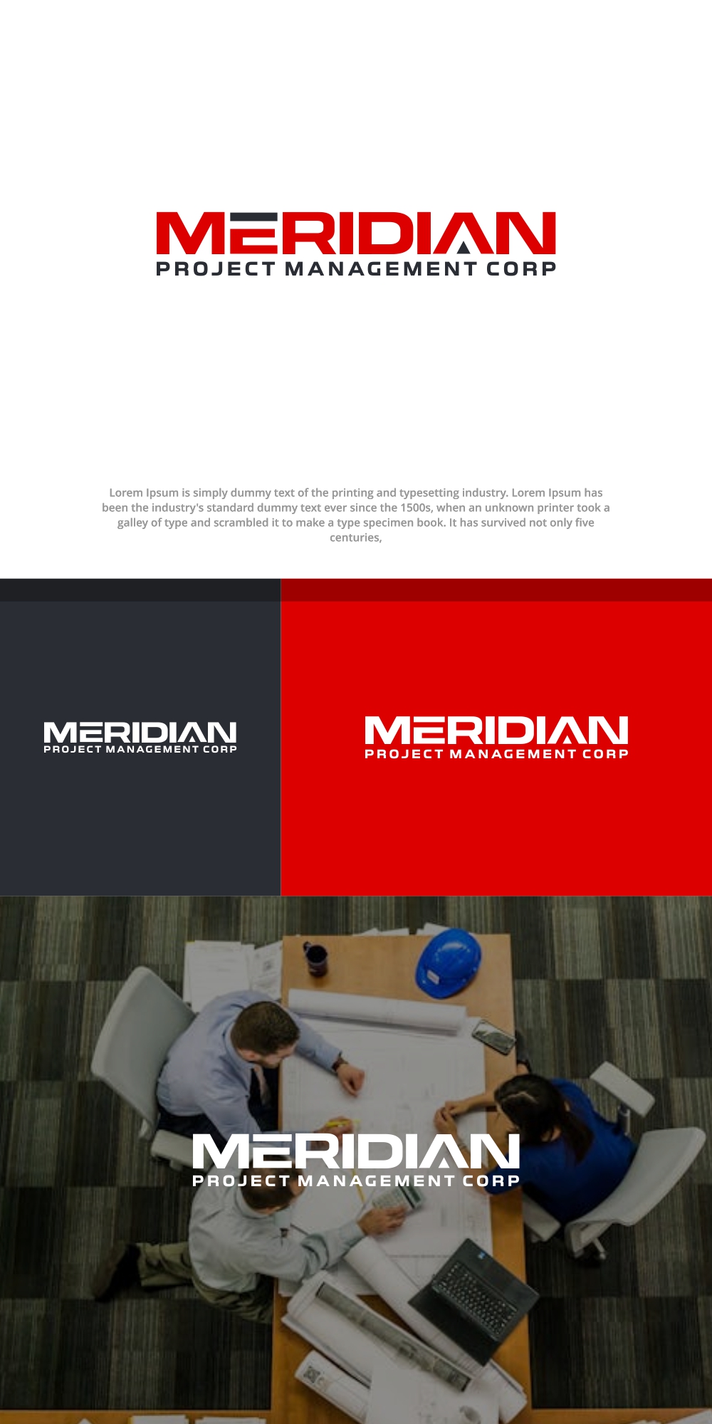 Logo Design for Meridian Project Management Corp by JesPixel | Design ...