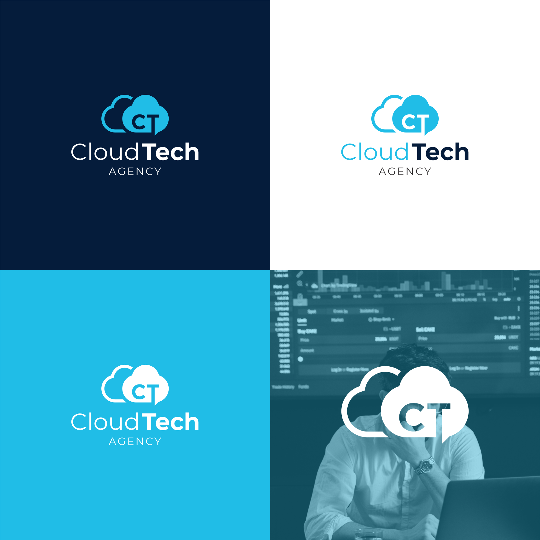 Serious, Modern, Information Technology Logo Design for CloudTech Agency by Kusuma Studio ...