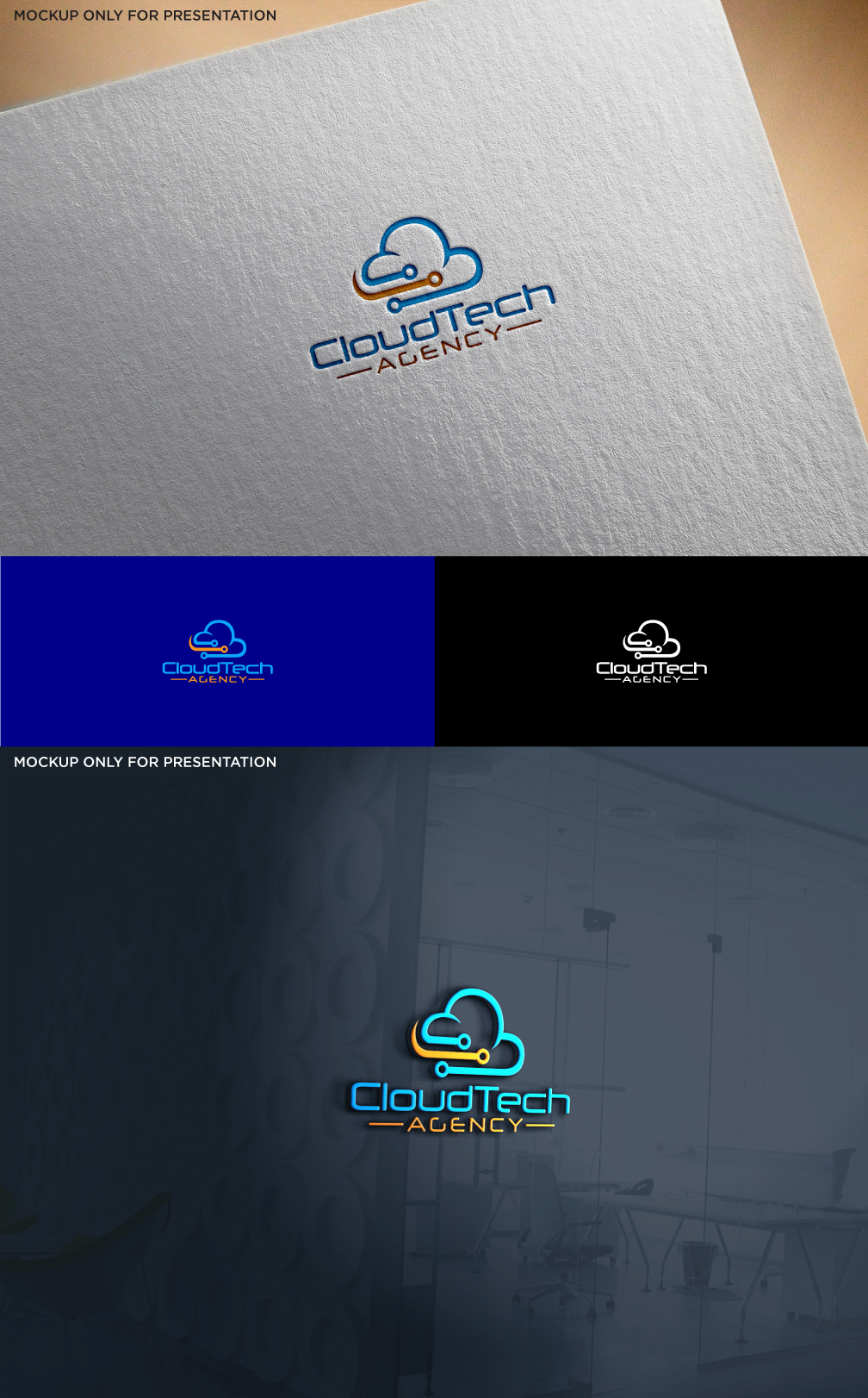 Serio, Moderno, Information Technology Diseño de Logo for CloudTech Agency por SemaAkter ...