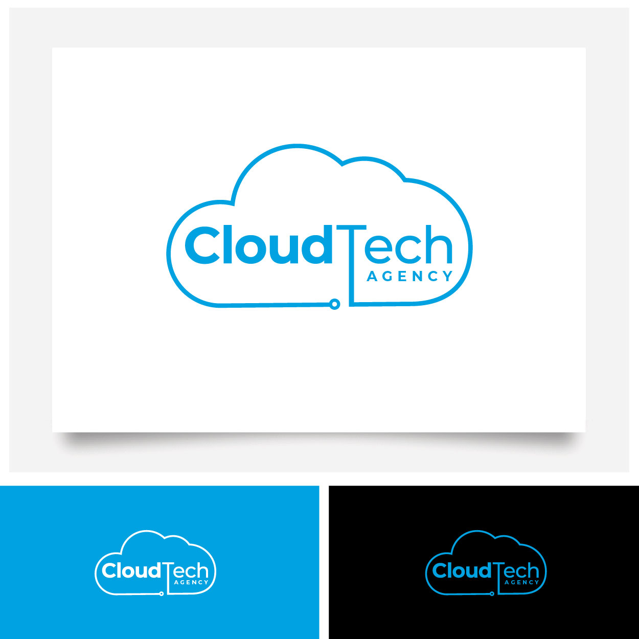Serious, Modern, Information Technology Logo Design for CloudTech ...