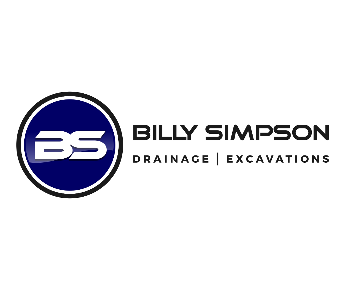 Logo Design for Billy Simpson Drainage and Excavations by maverick ...