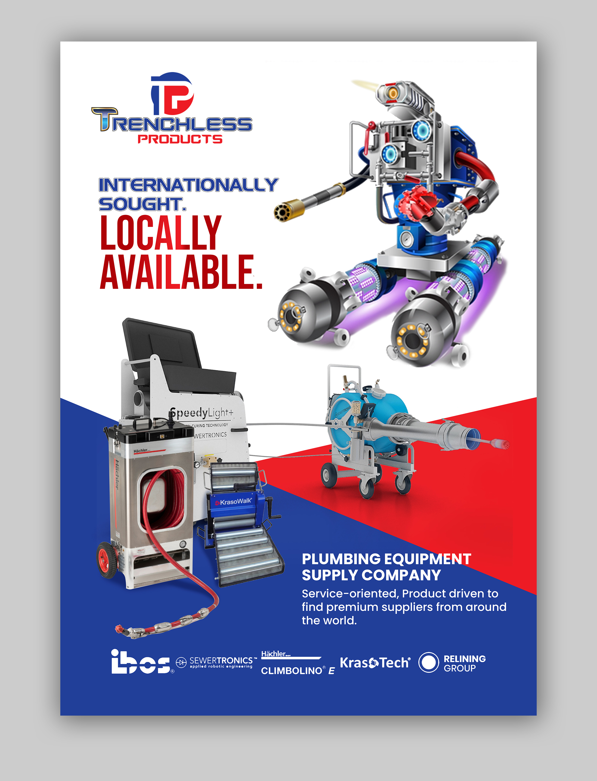 Serious, Modern, Trenchless Technology Catalogue Design for a Company ...