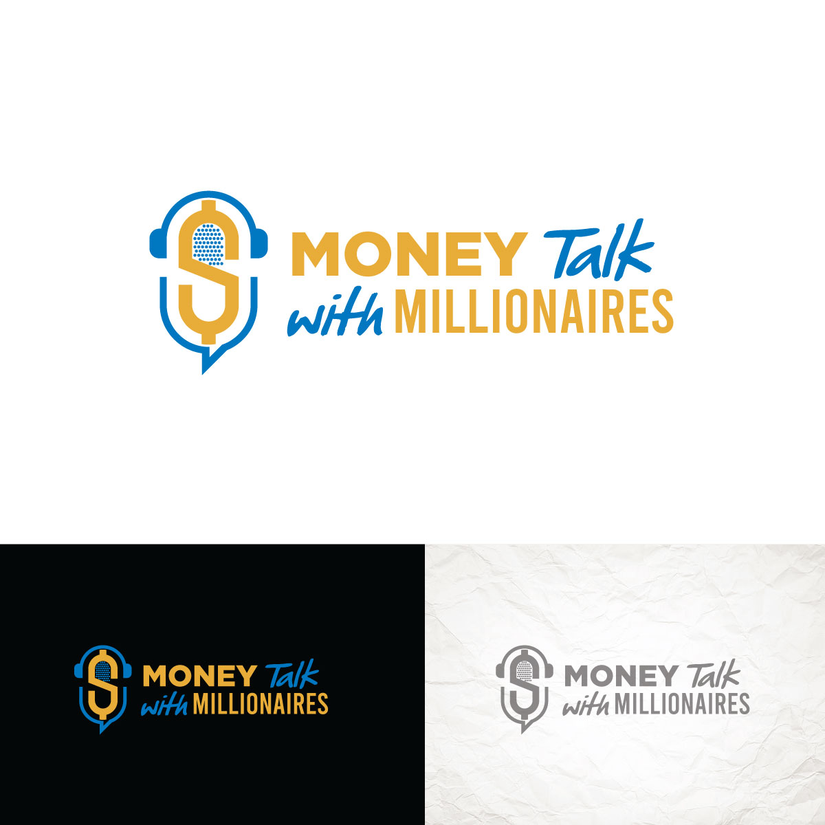 Logo Design for Money Talk with Millionaires by DesignFriday | Design ...