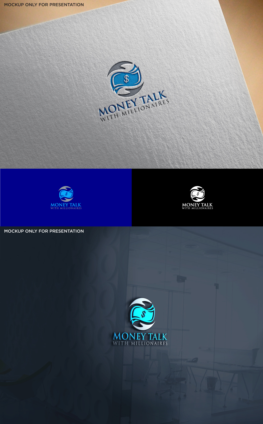 Logo Design for Money Talk with Millionaires by SemaAkter | Design ...