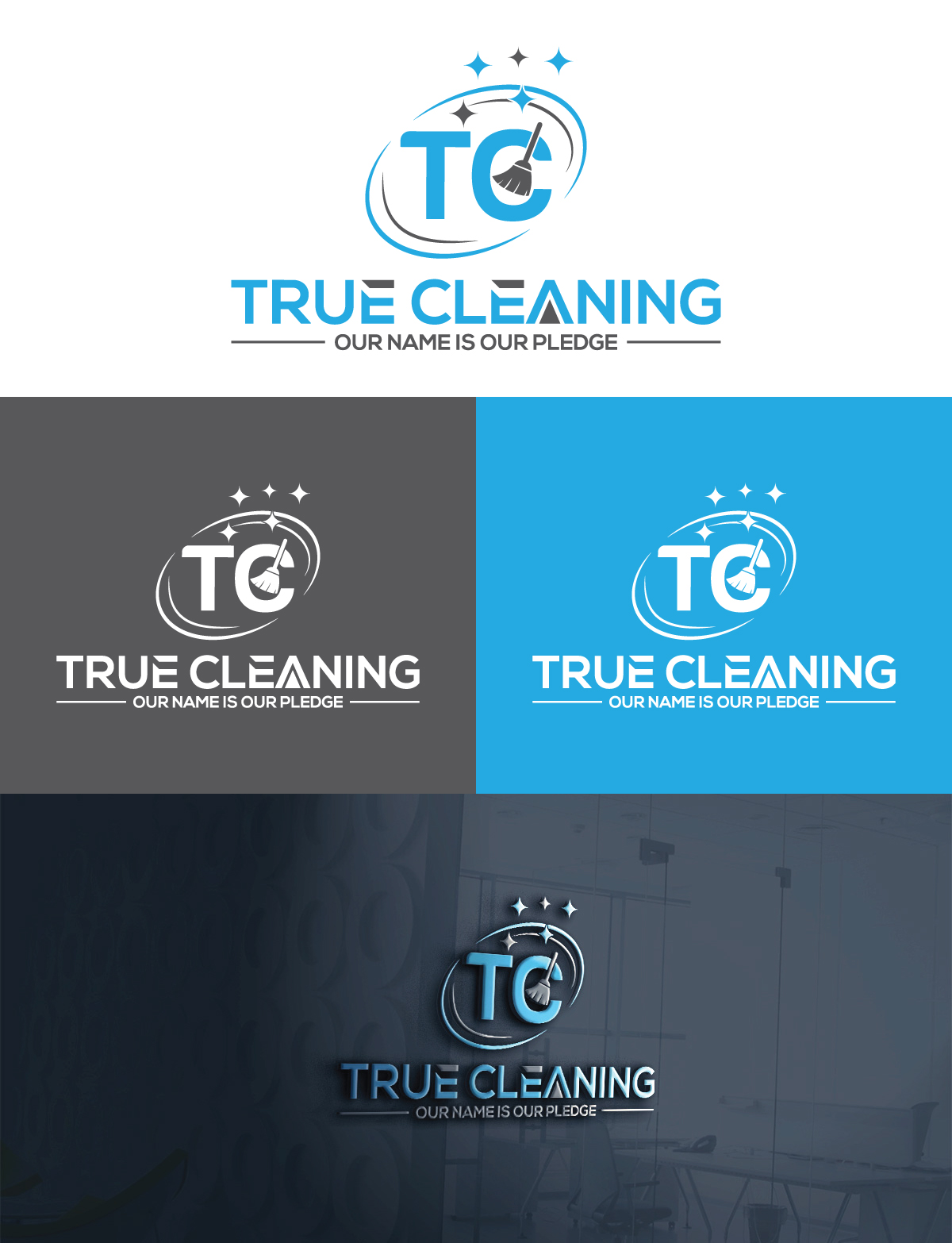 Bold, Professional, Cleaning & maintenance Logo Design for True ...
