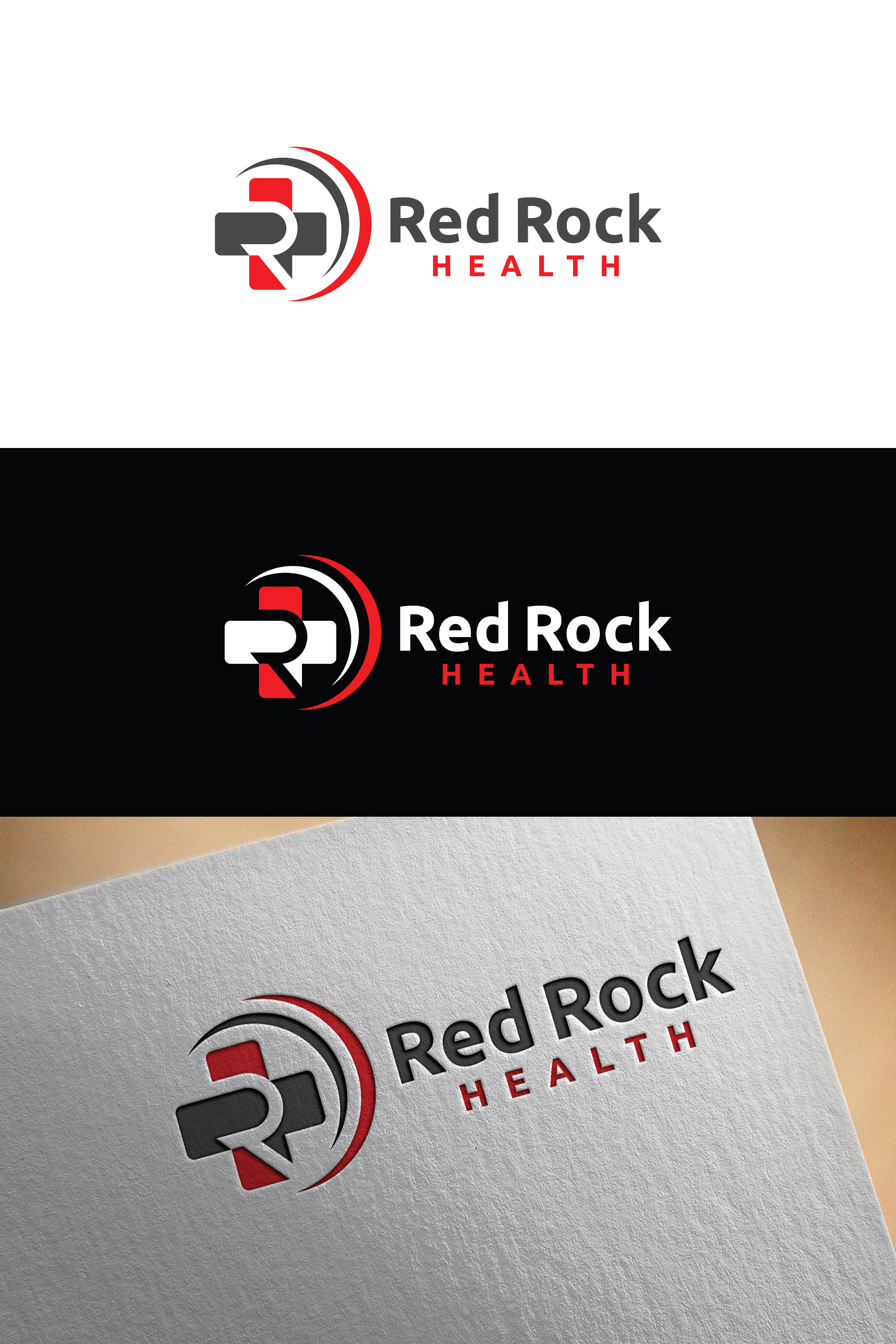 Elegant, Playful, Fitness and Health Logo Design for Red Rock Health by ...