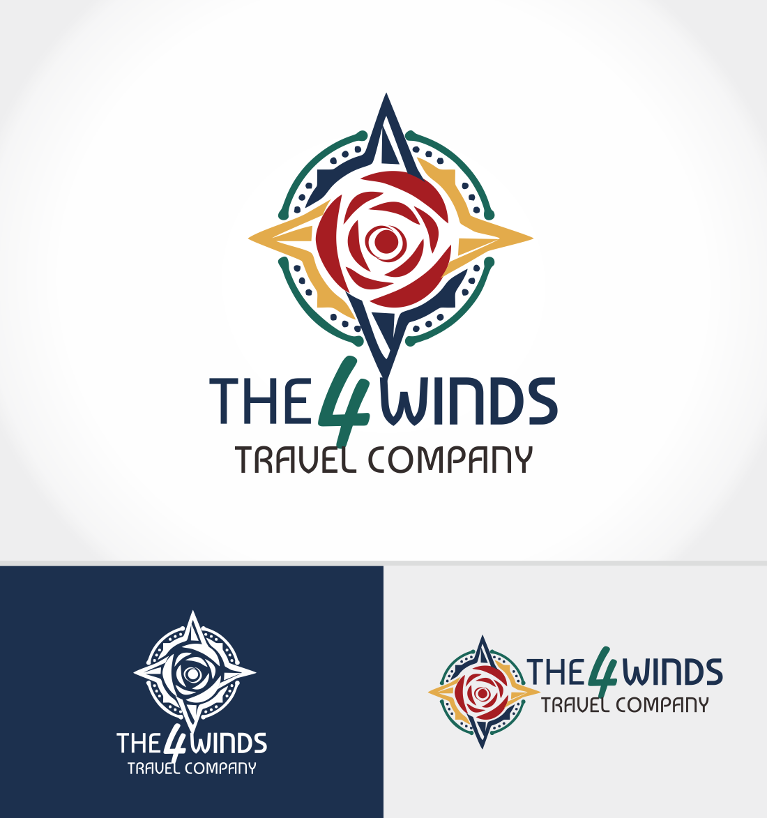 Elegant, Serious, Travel Logo Design for The 4 Winds Travel Company or ...