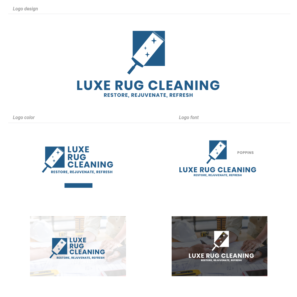 Bold, Modern, Home services Logo Design for Luxe Rug Cleaning (with ...