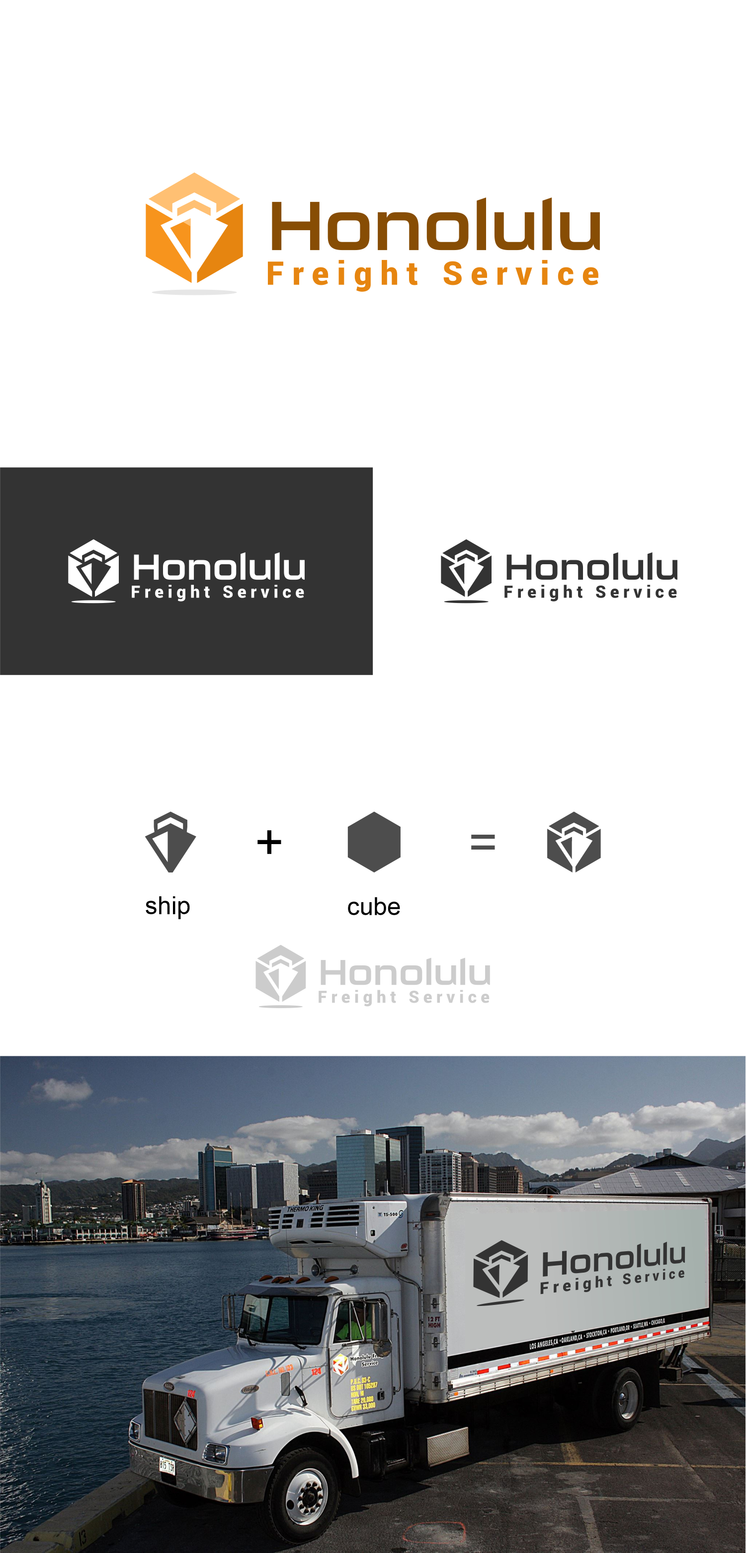 Professional, Elegant, Transportation Logo Design for Honolulu Freight ...