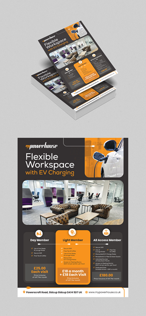 MyPowerhouse Flyer | 21 Flyer Designs for AD Construction Group