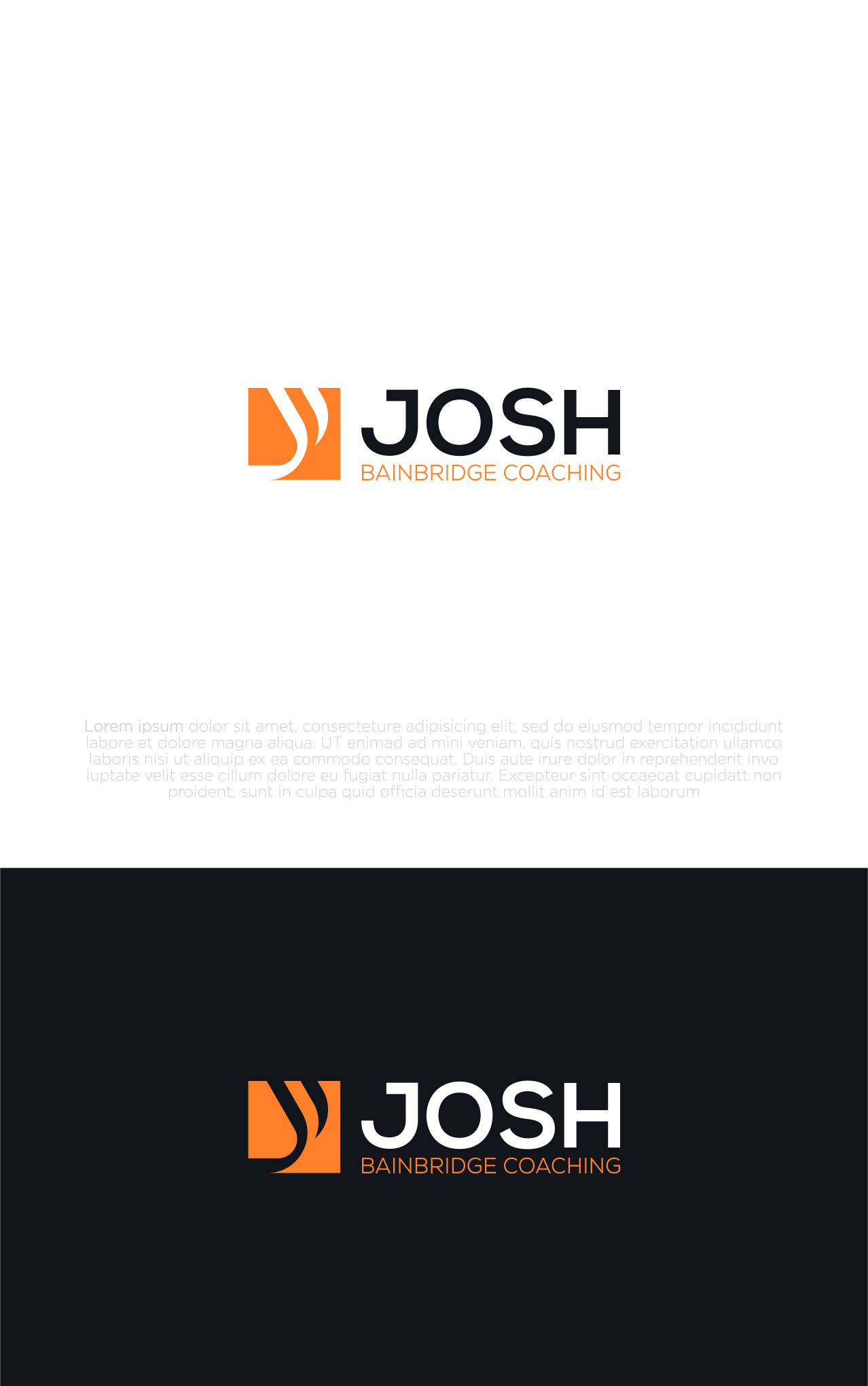Logo Design for Josh Bainbridge Coaching by cindaku | Design #32905930