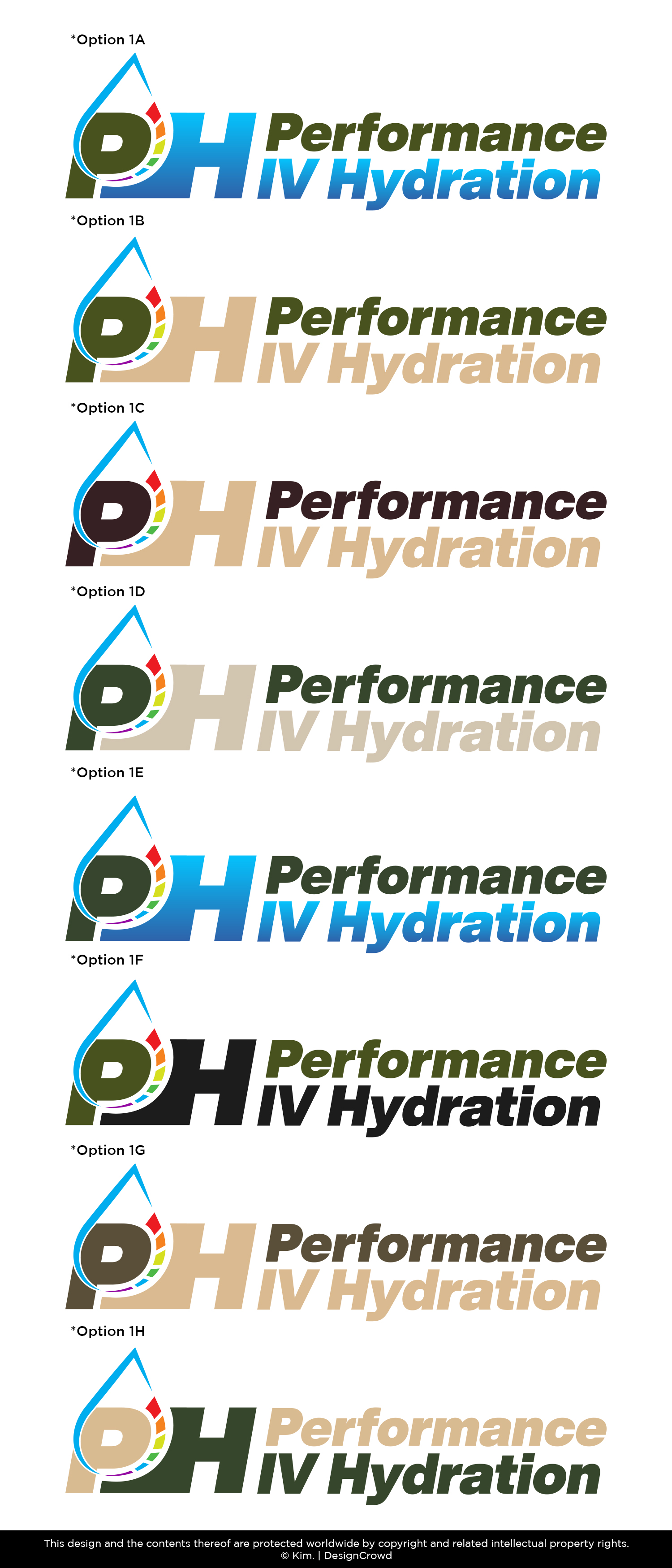 Elegant, Playful, health and wellness Logo Design for Performance IV ...