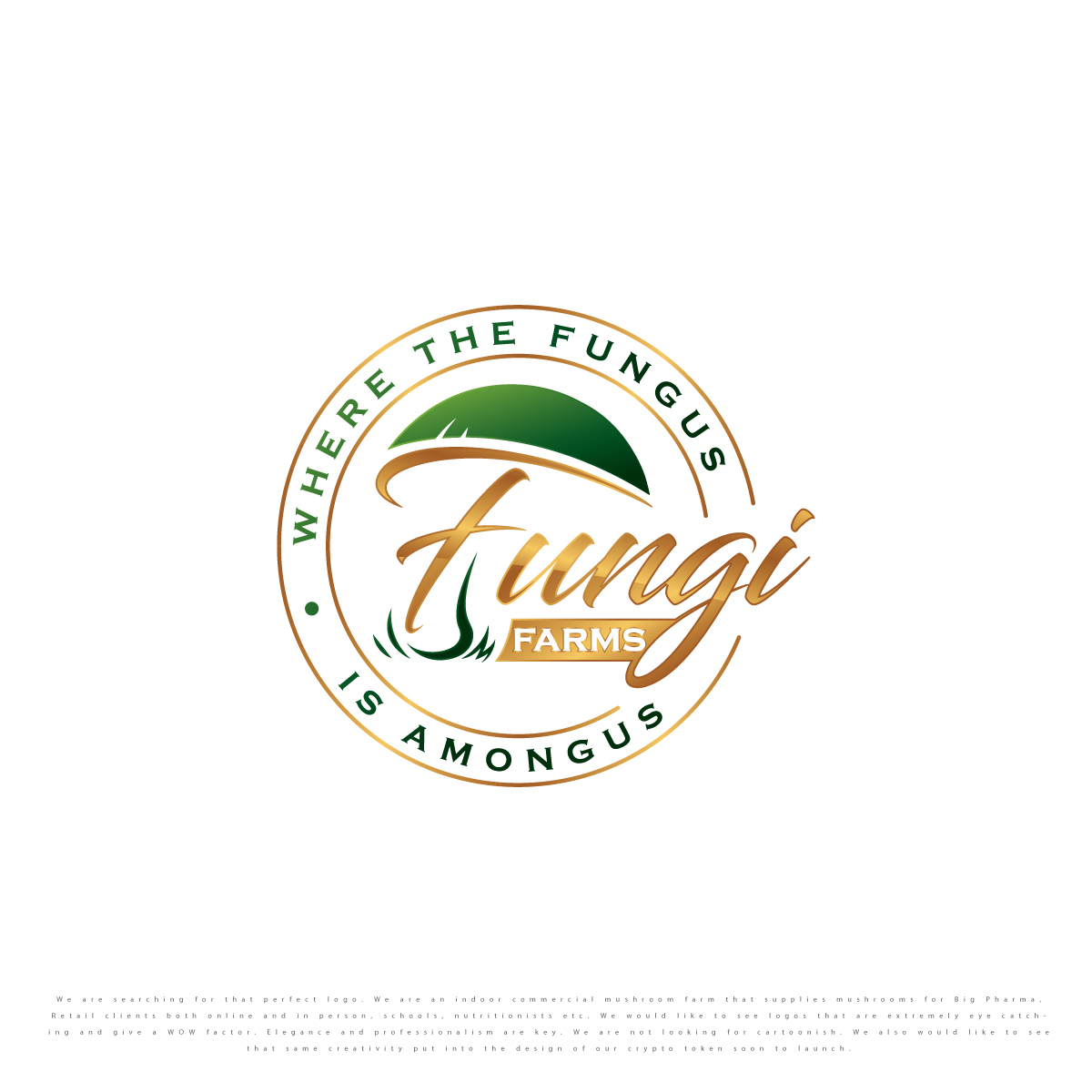 Elegant, Playful, Agriculture/Mycology/Science/Green Farming Logo ...