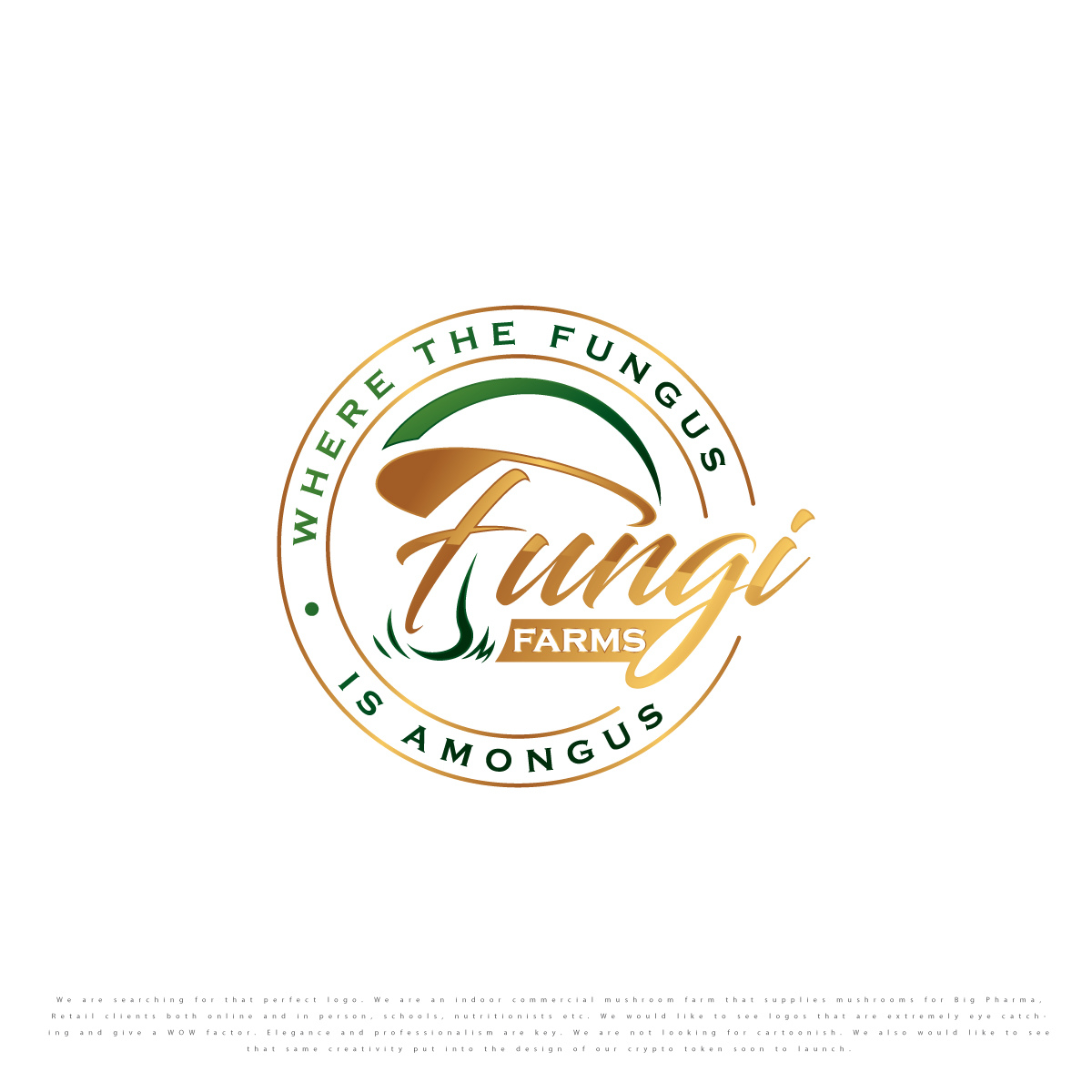 Elegant, Playful, Agriculture/Mycology/Science/Green Farming Logo ...