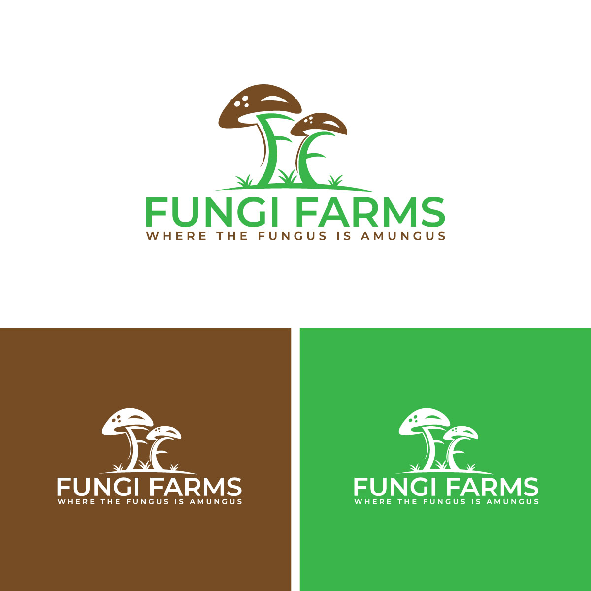 Elegant, Playful, Agriculture/Mycology/Science/Green Farming Logo ...