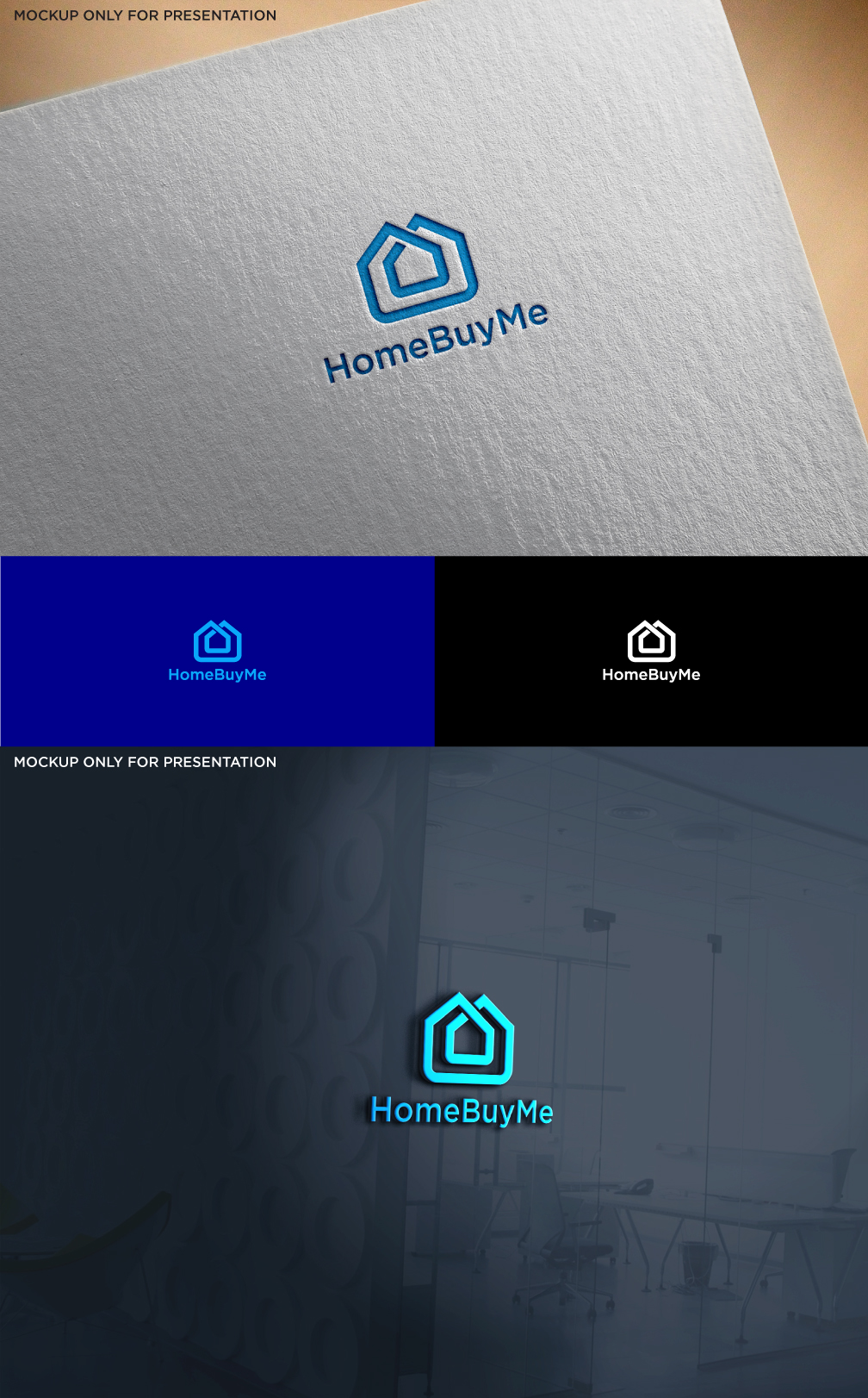 Bold, Playful, Residential Real Estate Logo Design for HomeBuyMe by ...