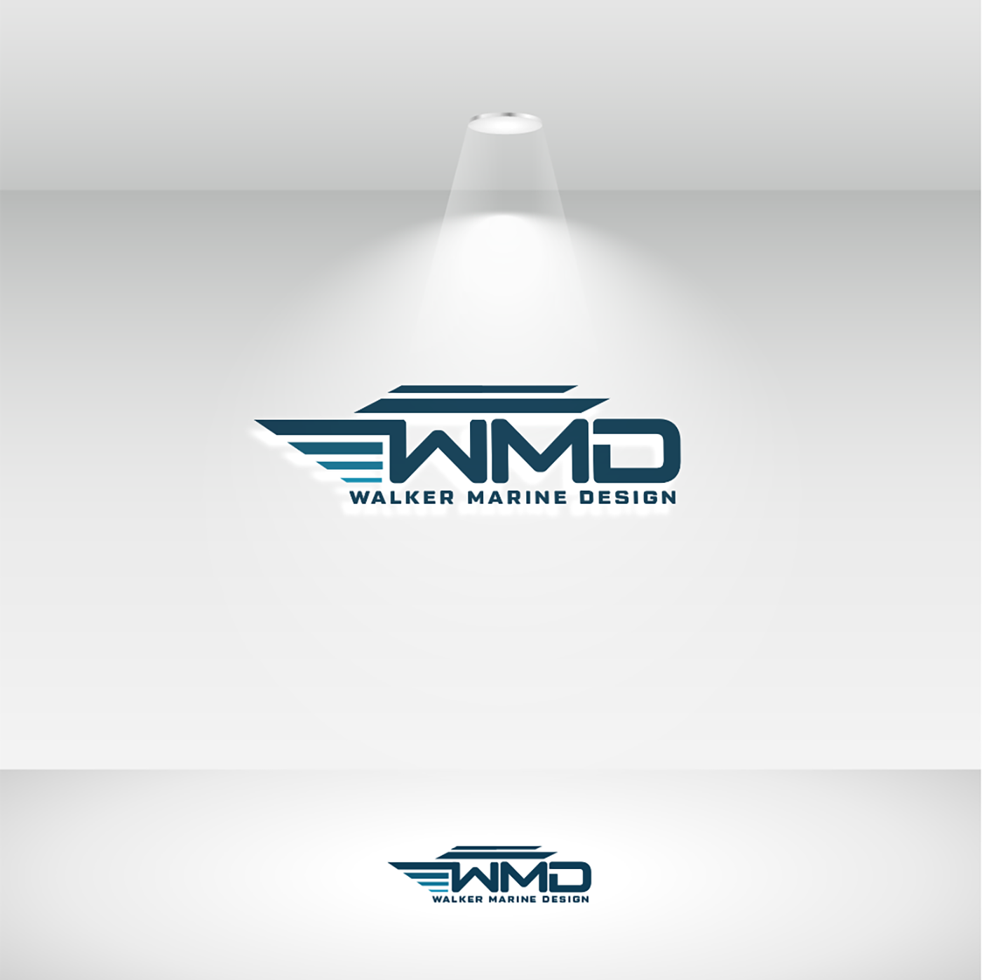 Serious, Elegant, Workboat Design and Shipyards Logo Design for WMD ...