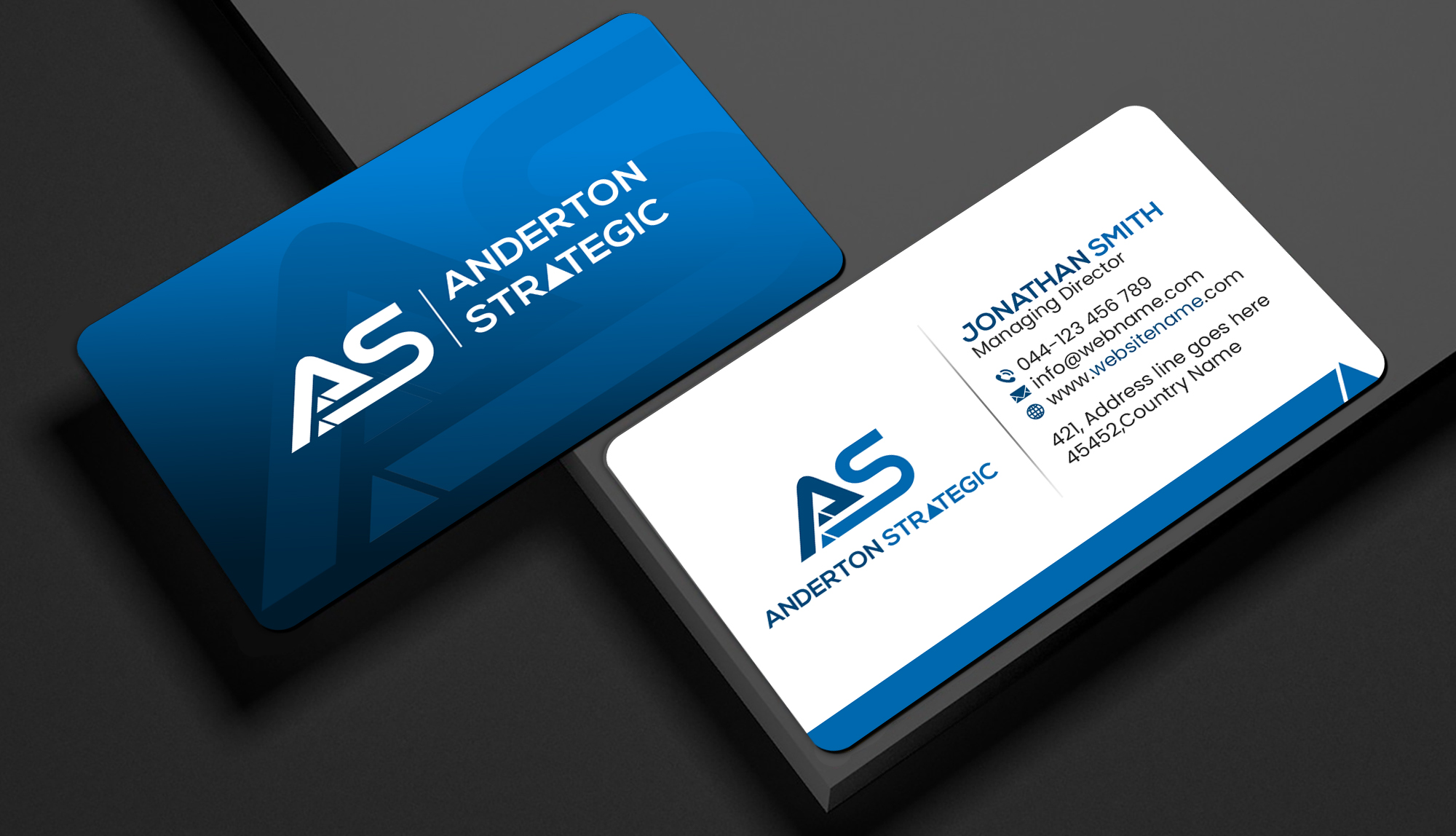 Bold, Serious, Private Sector, US Government Business Card Design for a ...