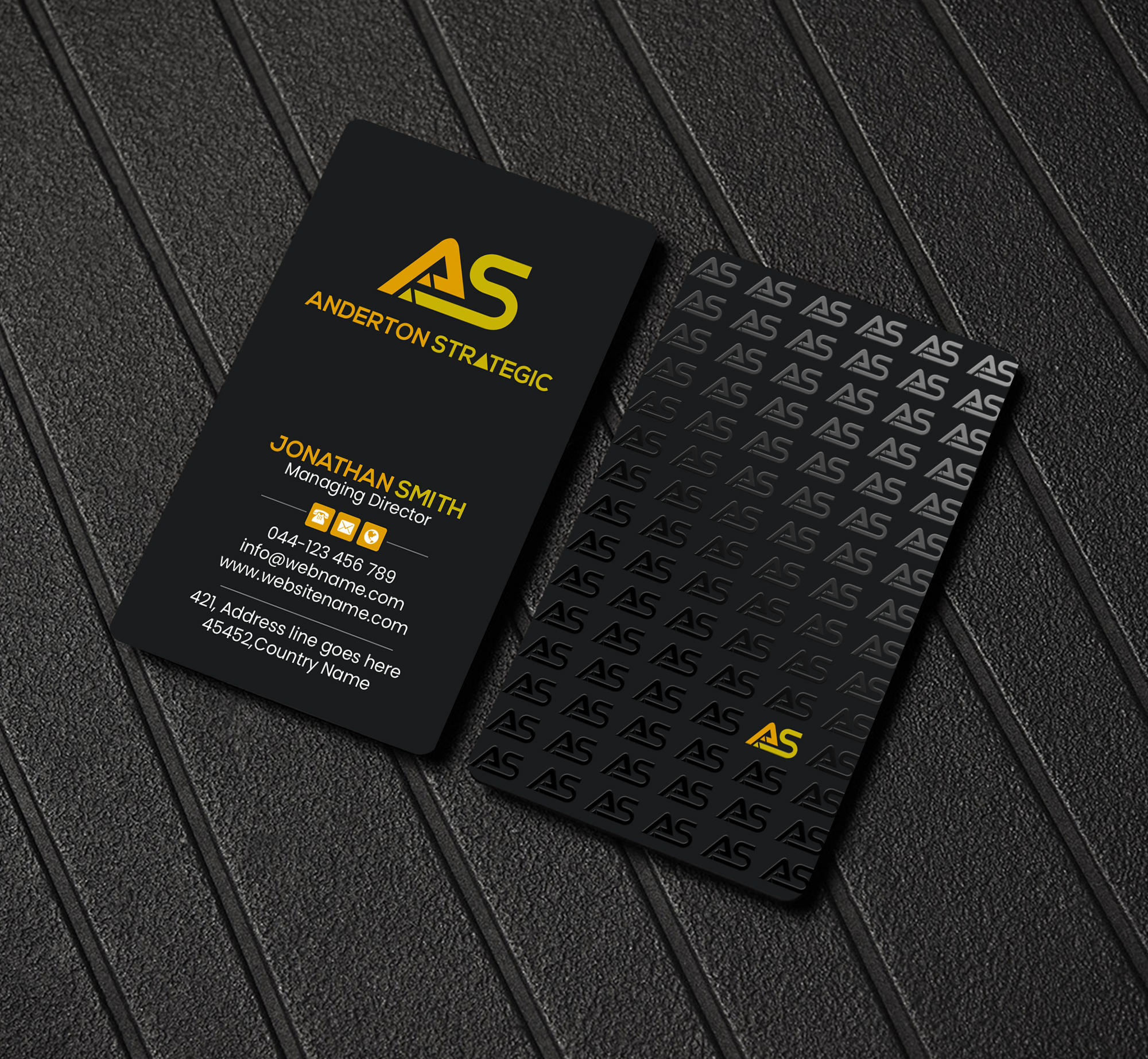 Bold, Serious, Private Sector, US Government Business Card Design for a ...