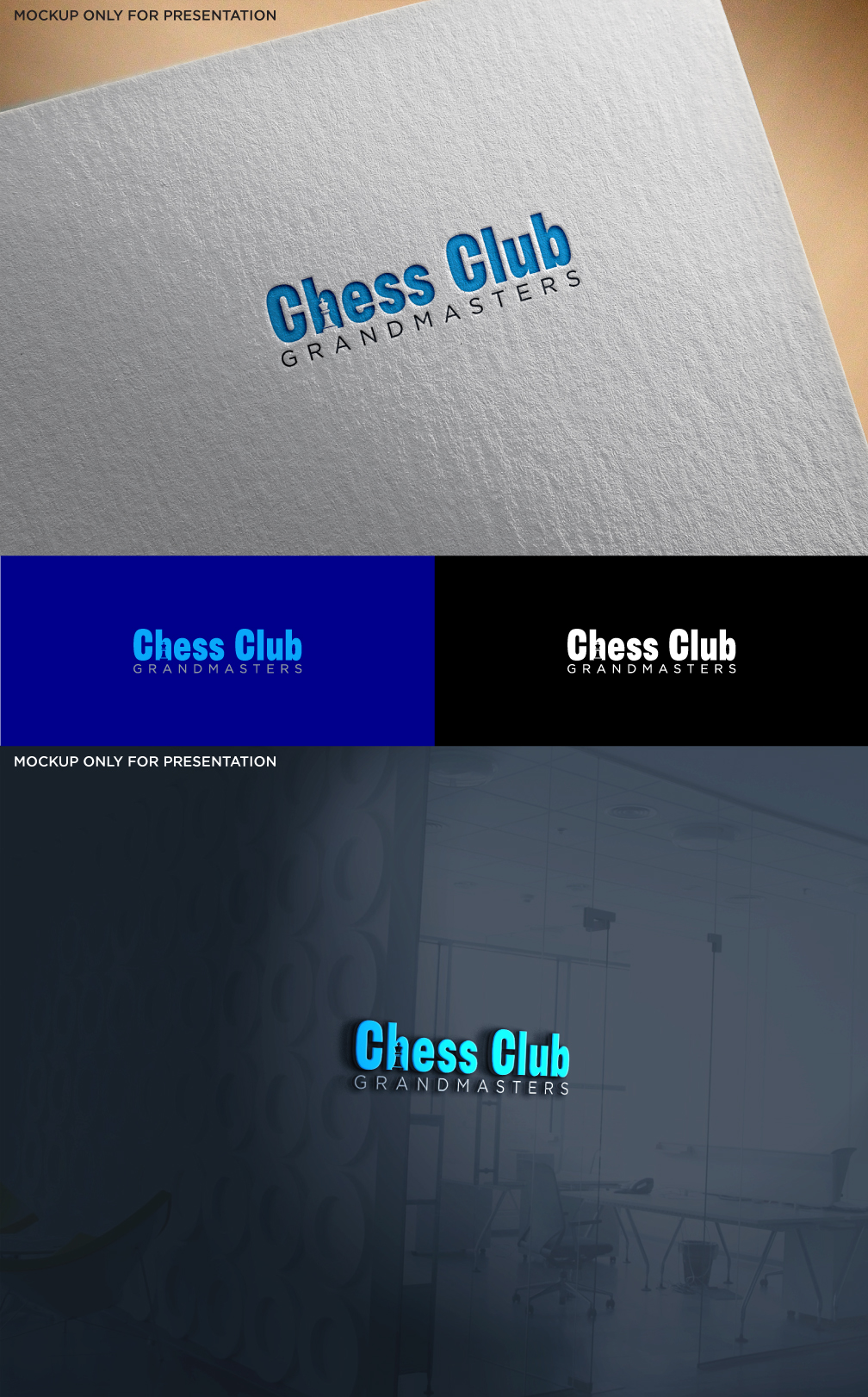 Masculine, Elegant Logo Design for Chess Club - Grandmasters by ...