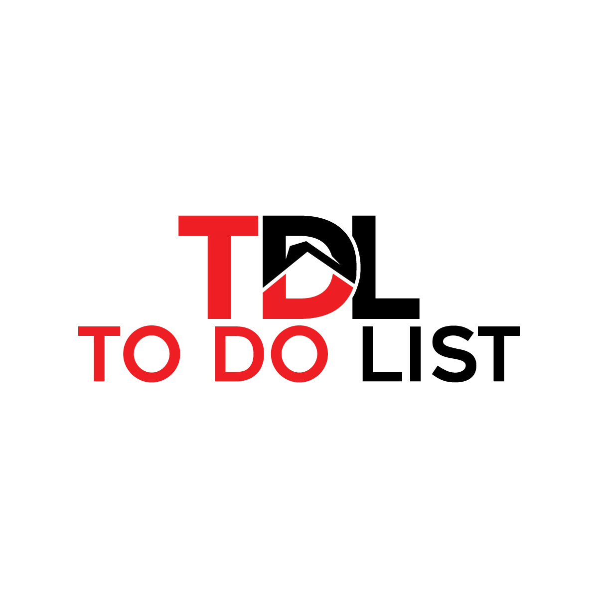 Logo Design for TDL stands for "To Do List" which I want along with ...