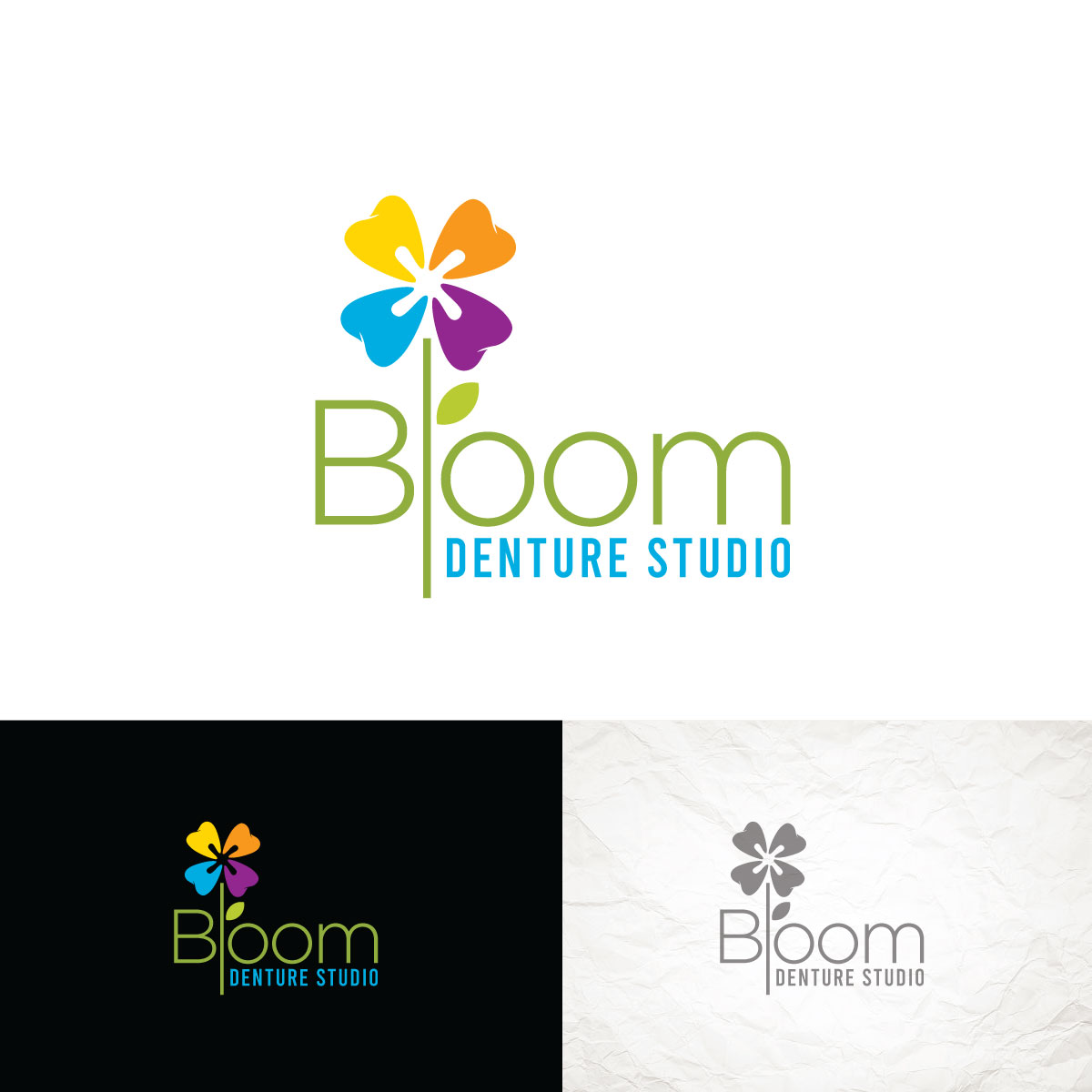 Serious, Modern, DENTAL Logo Design for "Bloom Denture Studio" by ...