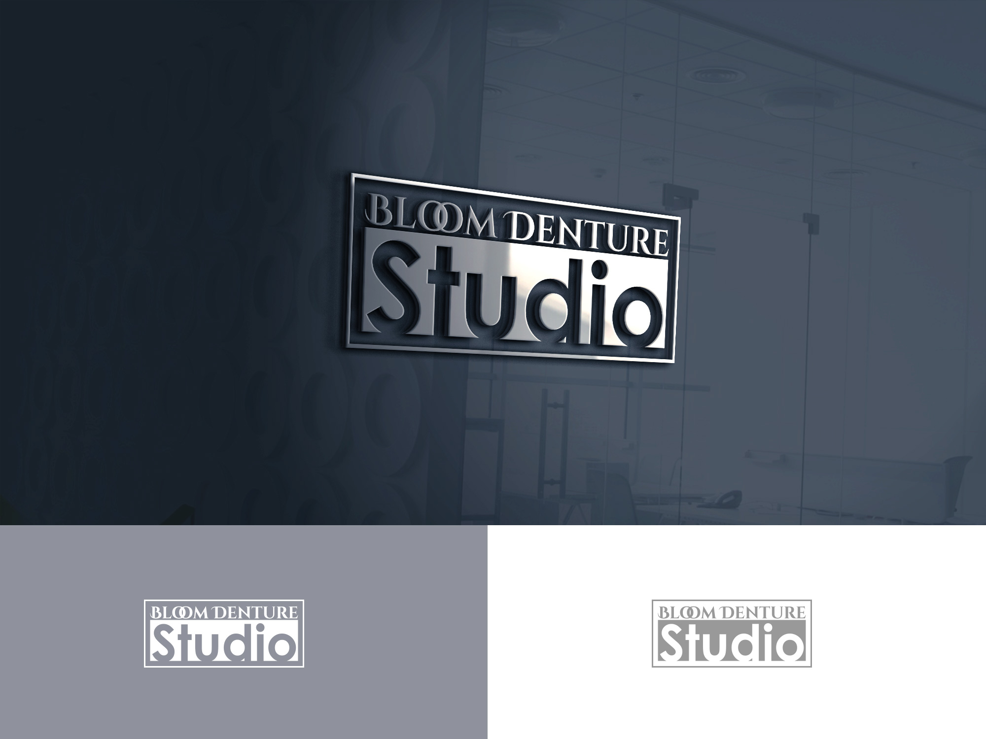 Serious, Modern, DENTAL Logo Design for "Bloom Denture Studio" by ...