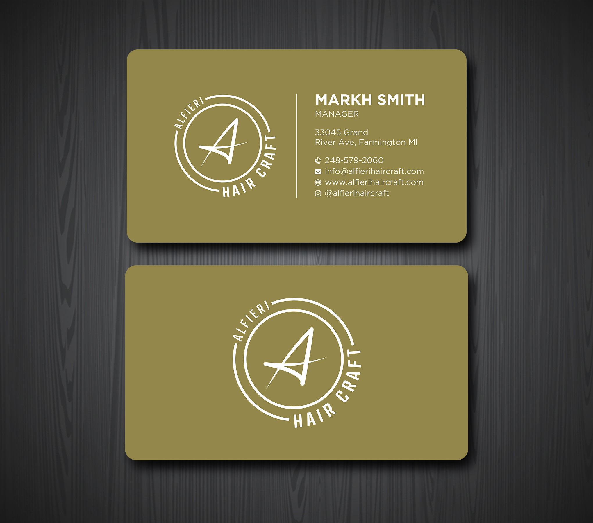 Bold, Modern, Hair Salon Business Card Design for a Company by Ekramul Hossen 2 | Design #32904404