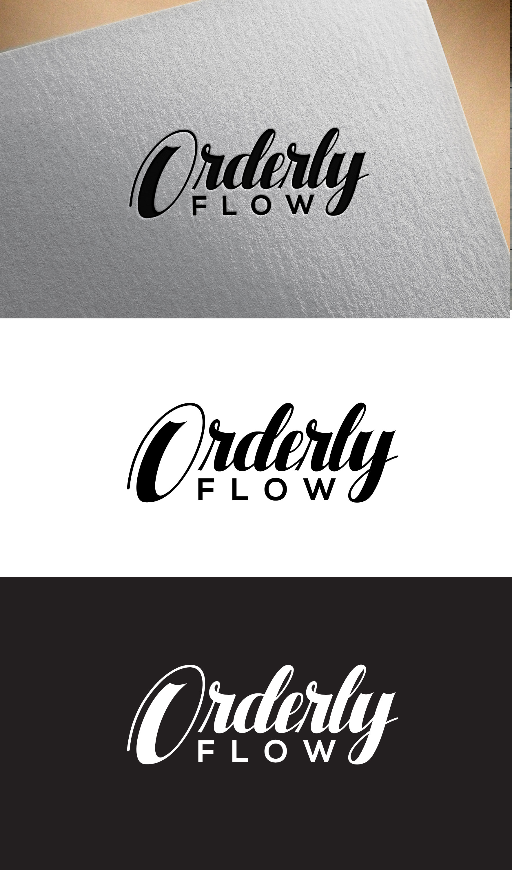 Modern, Professional, Home Organization Logo Design for Orderly Flow by ...