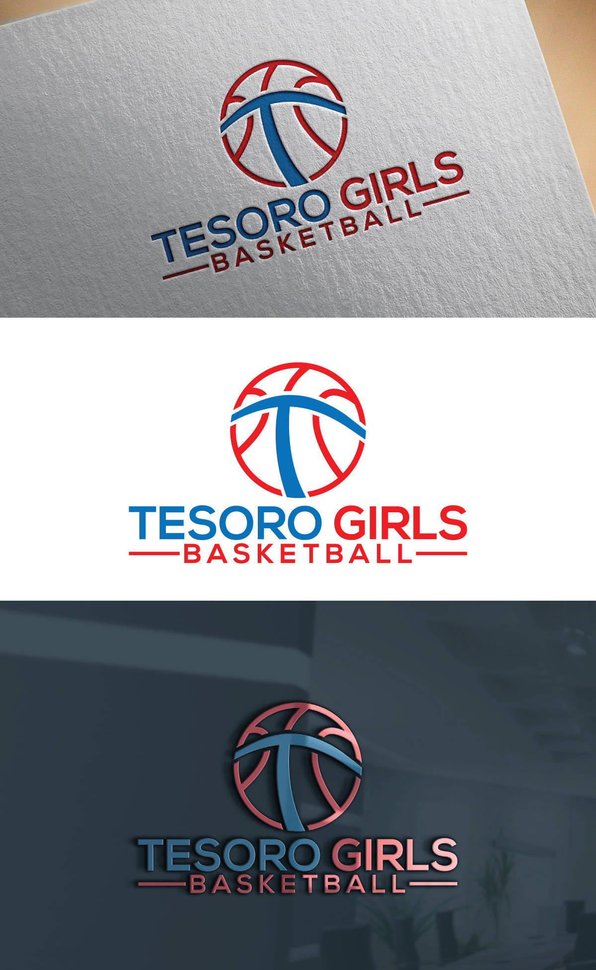 Elegant, Playful Logo Design for Tesoro Girls Basketball by justinlanz ...