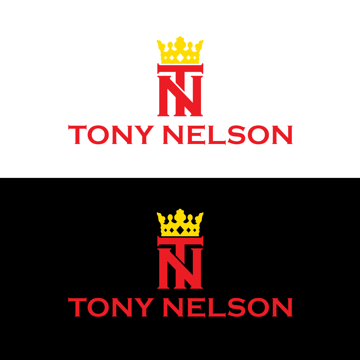 Masculine, Serious Logo Design for Tony Nelson or initials. I want ...