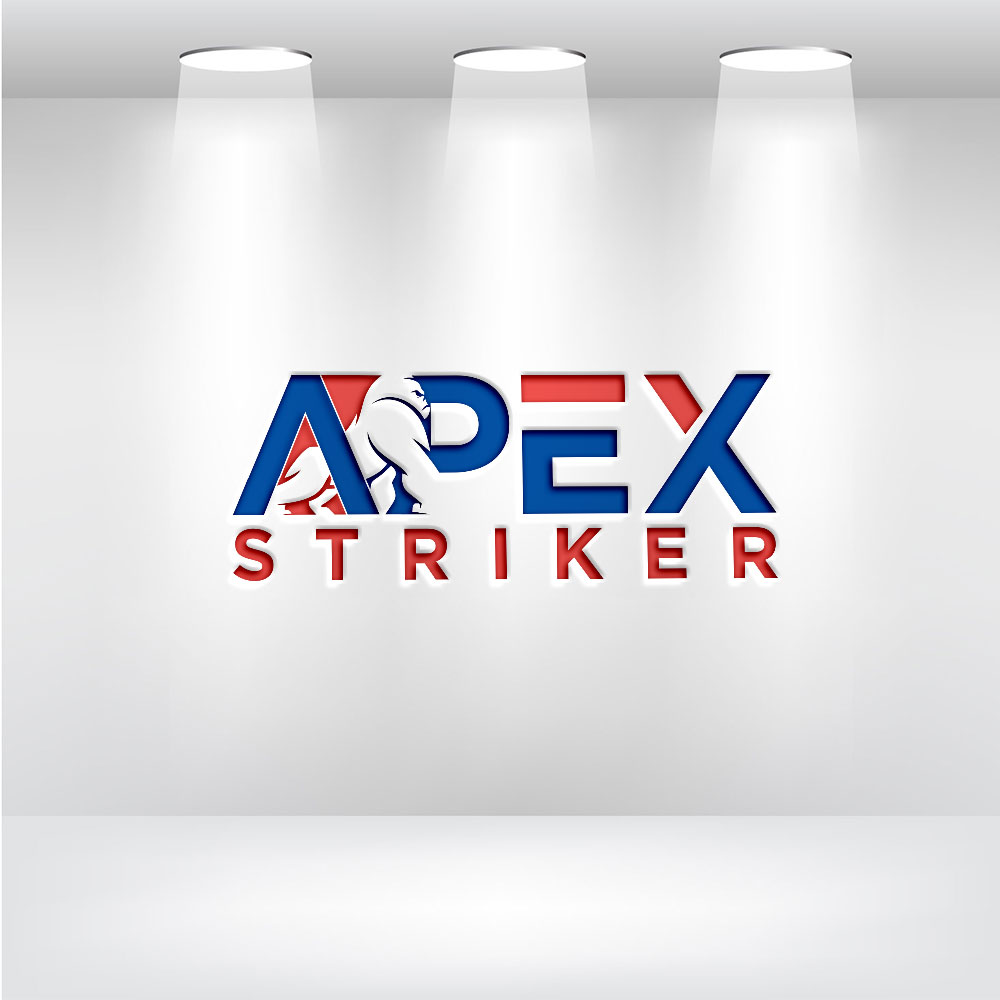 Bold, Modern, Fight promotion Logo Design for Apex Striker (Rise To The ...