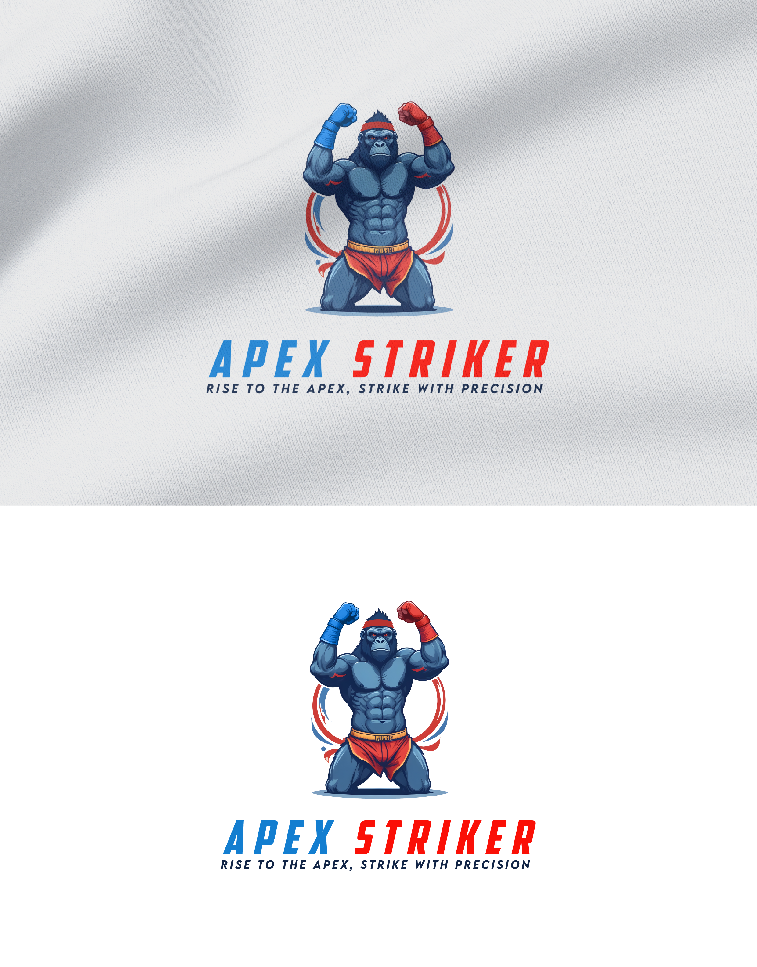 Bold, Modern, Fight promotion Logo Design for Apex Striker (Rise To The ...