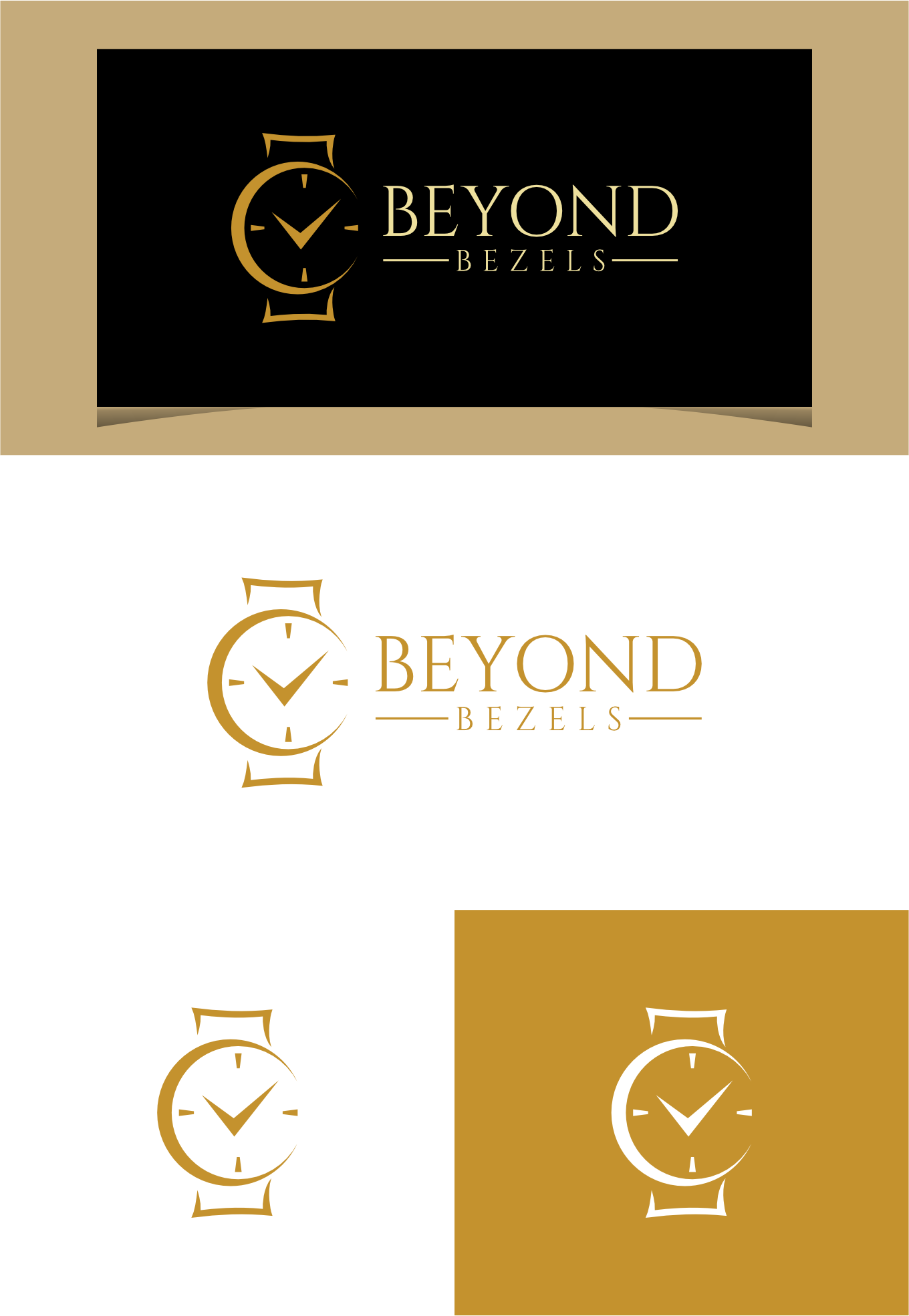 Upmarket, Elegant, Luxury Timepieces Logo Design for Beyond Bezels by ...