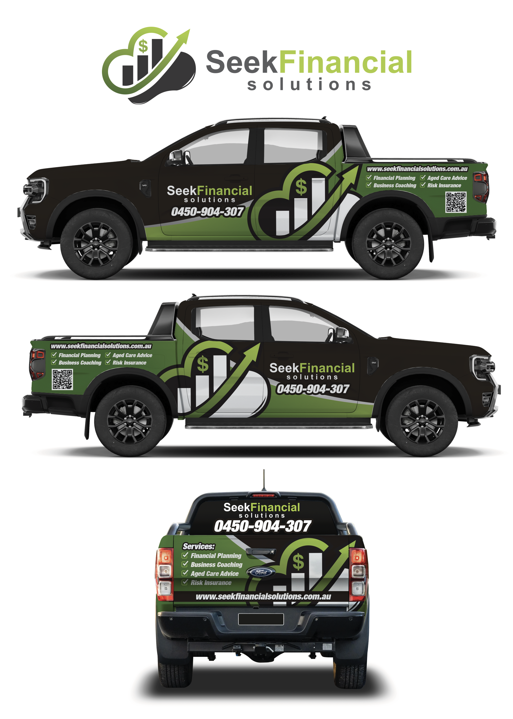 Elegant, Playful, Finance Car Wrap Design for Financial Planner by ...