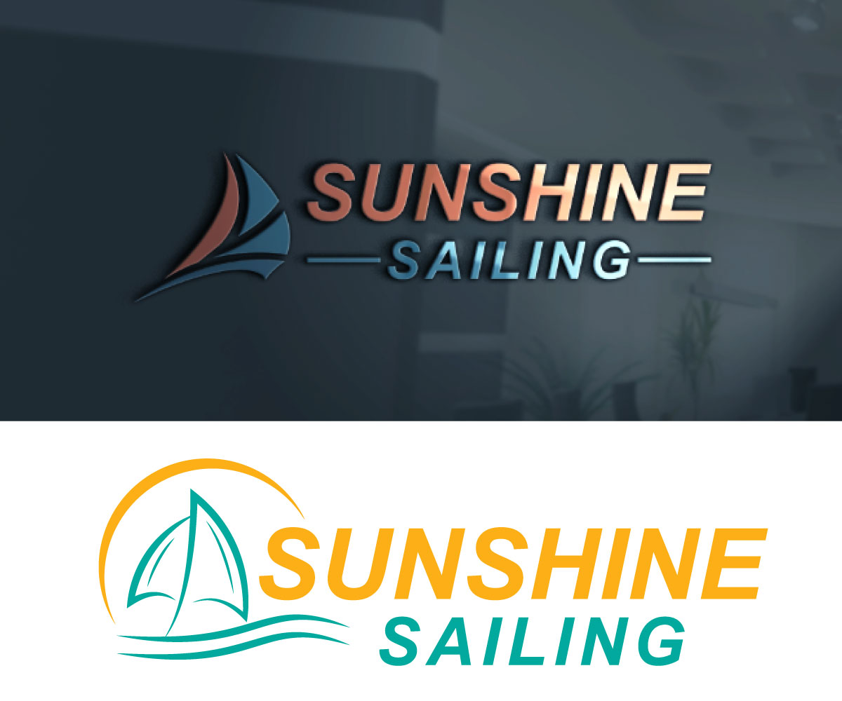 Professional, Bold, Sailing School Logo Design for Sunshine Sailing ...