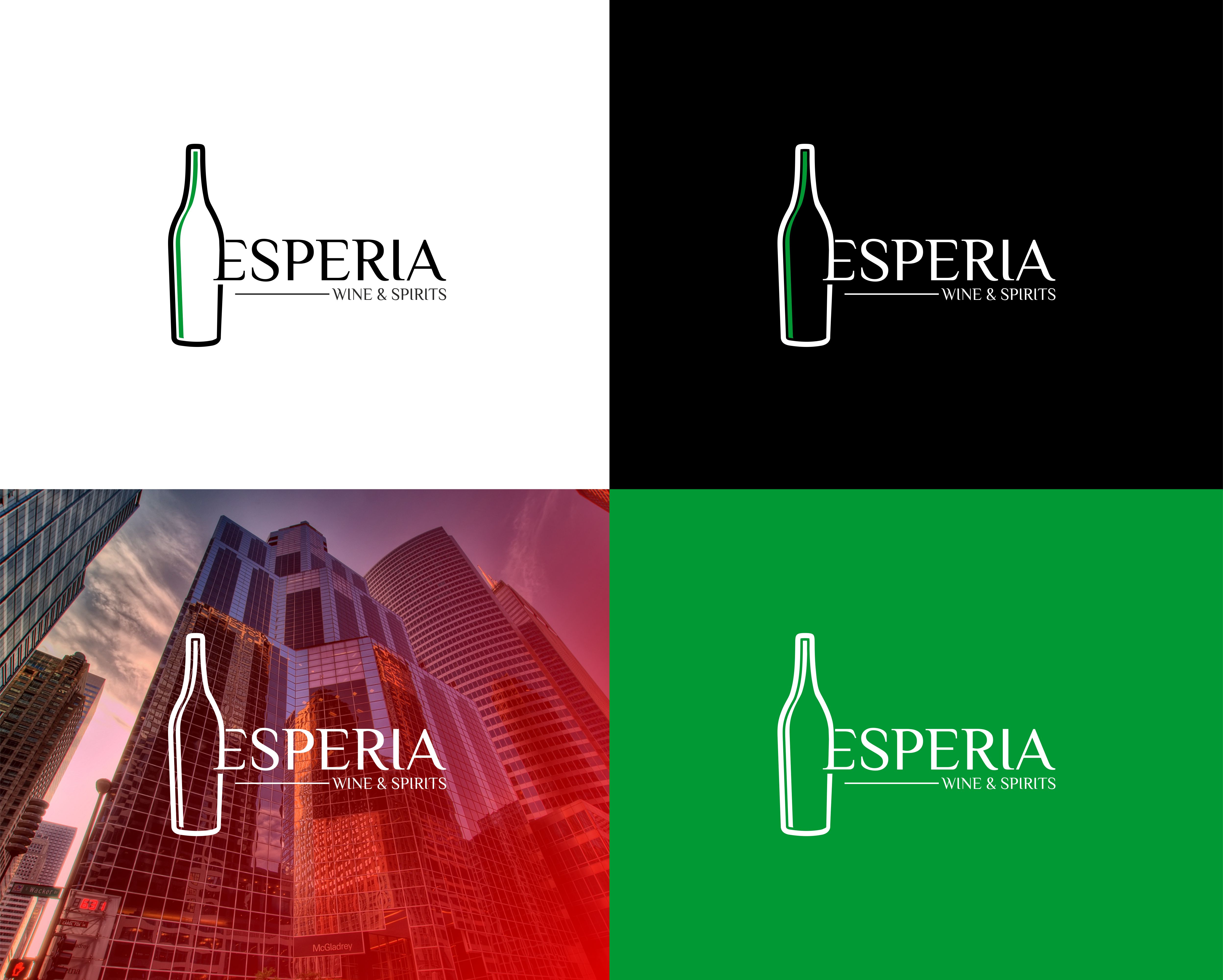 Conservative, Upmarket, Wine and spirits Logo Design for Esperia Wine ...