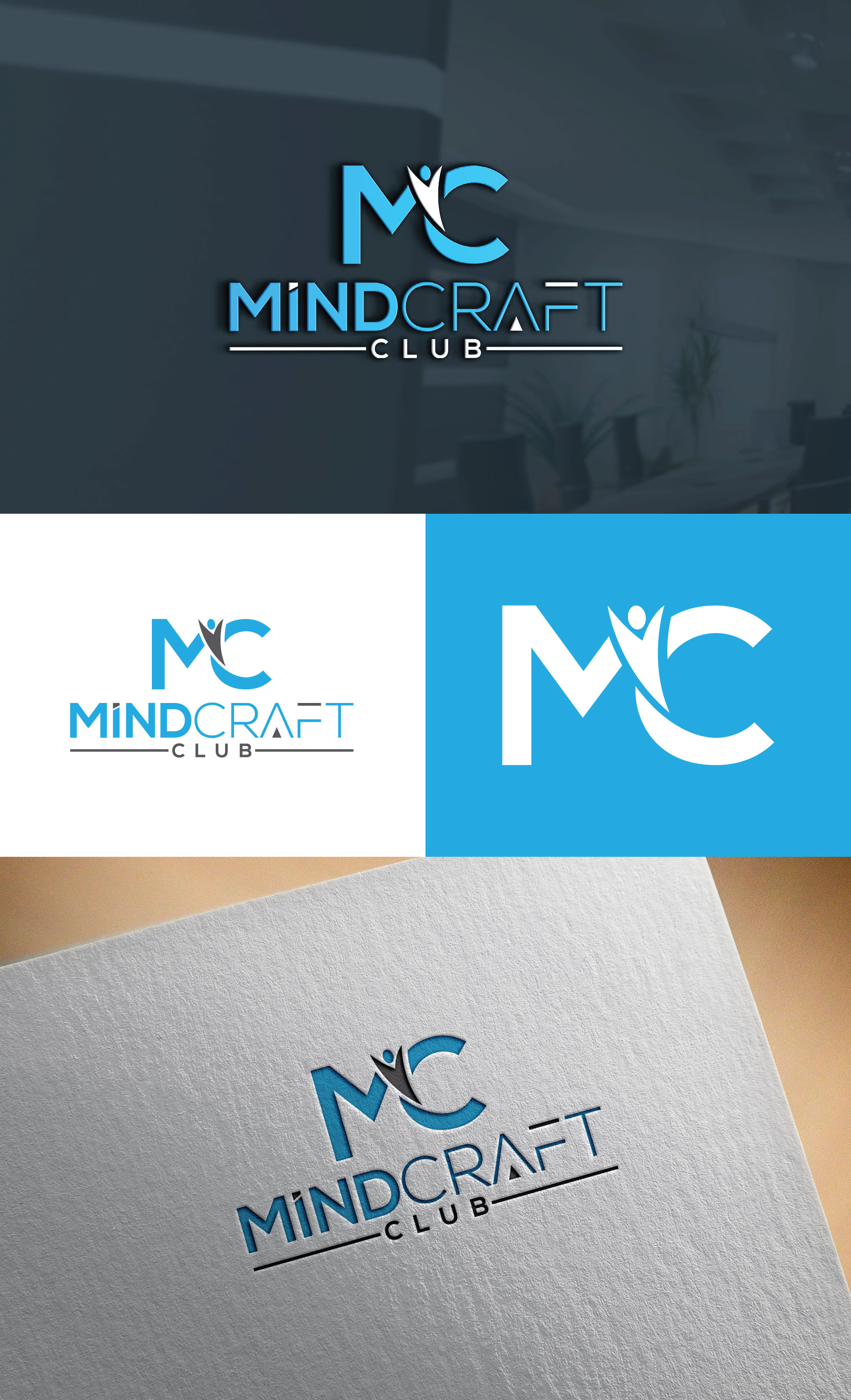 Elegant, Playful, Education Logo Design for Mindcraft Club or MiNDcraft ...