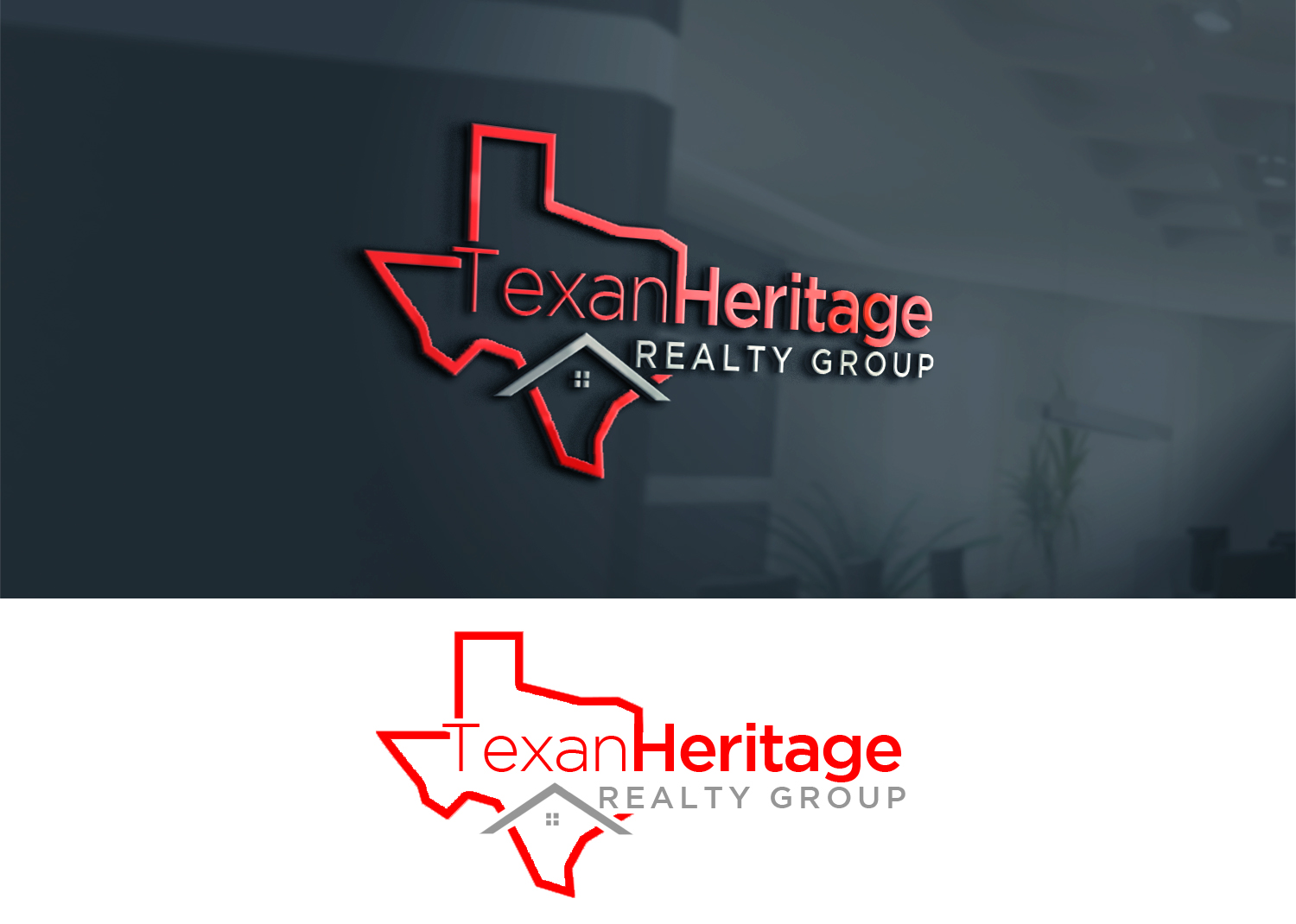 Serious, Upmarket, Real Estate Logo Design for Texan Heritage Realty ...