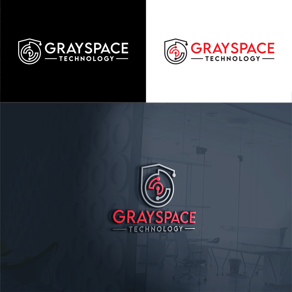 Elegant, Playful, Cybersecurity, technology, computers, software Logo Design for GraySpace ...
