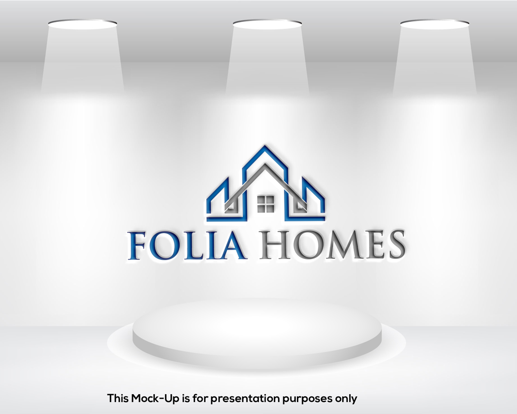 Bold, Serious, Construction Logo Design for Folia homes by Bruse R ...