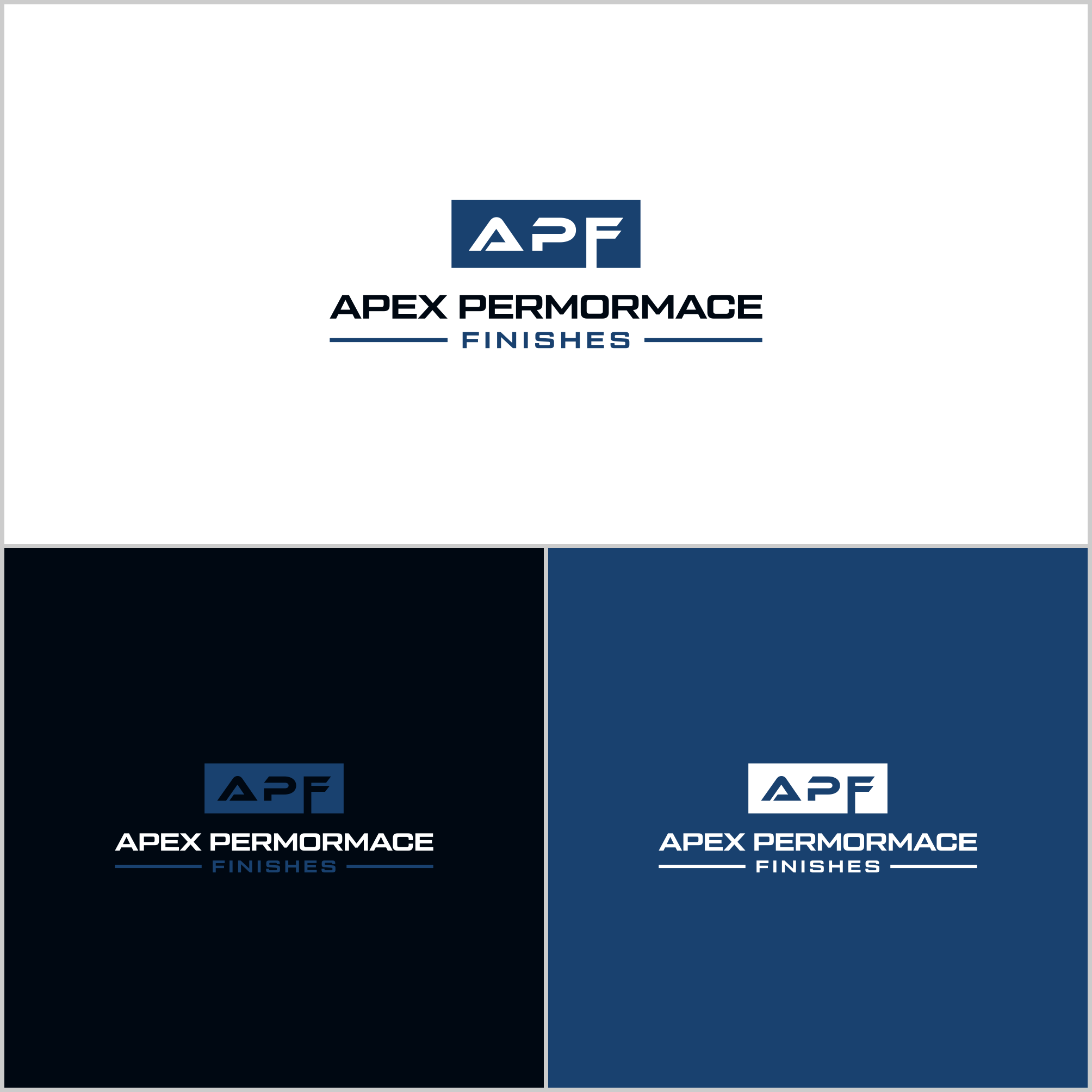Modern, Professional Logo Design for APF Apex Performance Finishes by ...