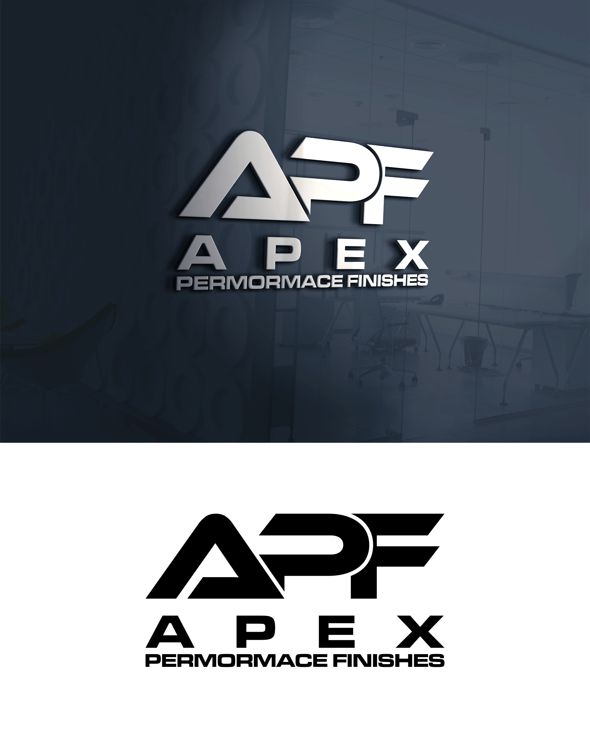 Modern, Professional Logo Design for APF Apex Performance Finishes by ...
