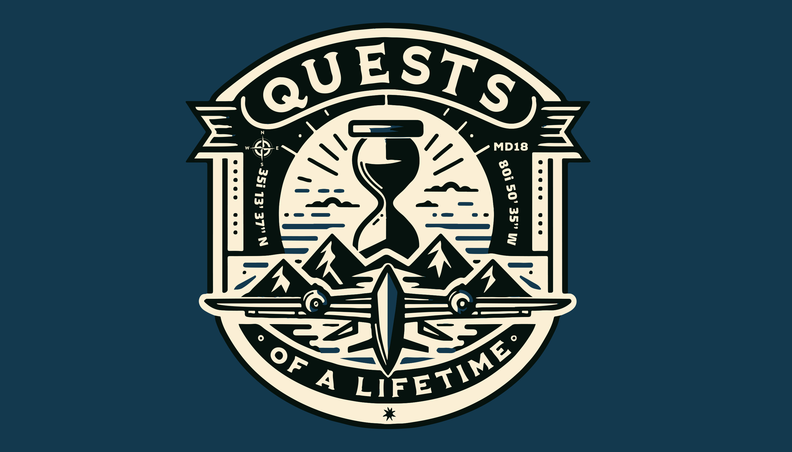 Modern, Bold, Travel/Sports/Motivation Logo Design for Quests of a ...