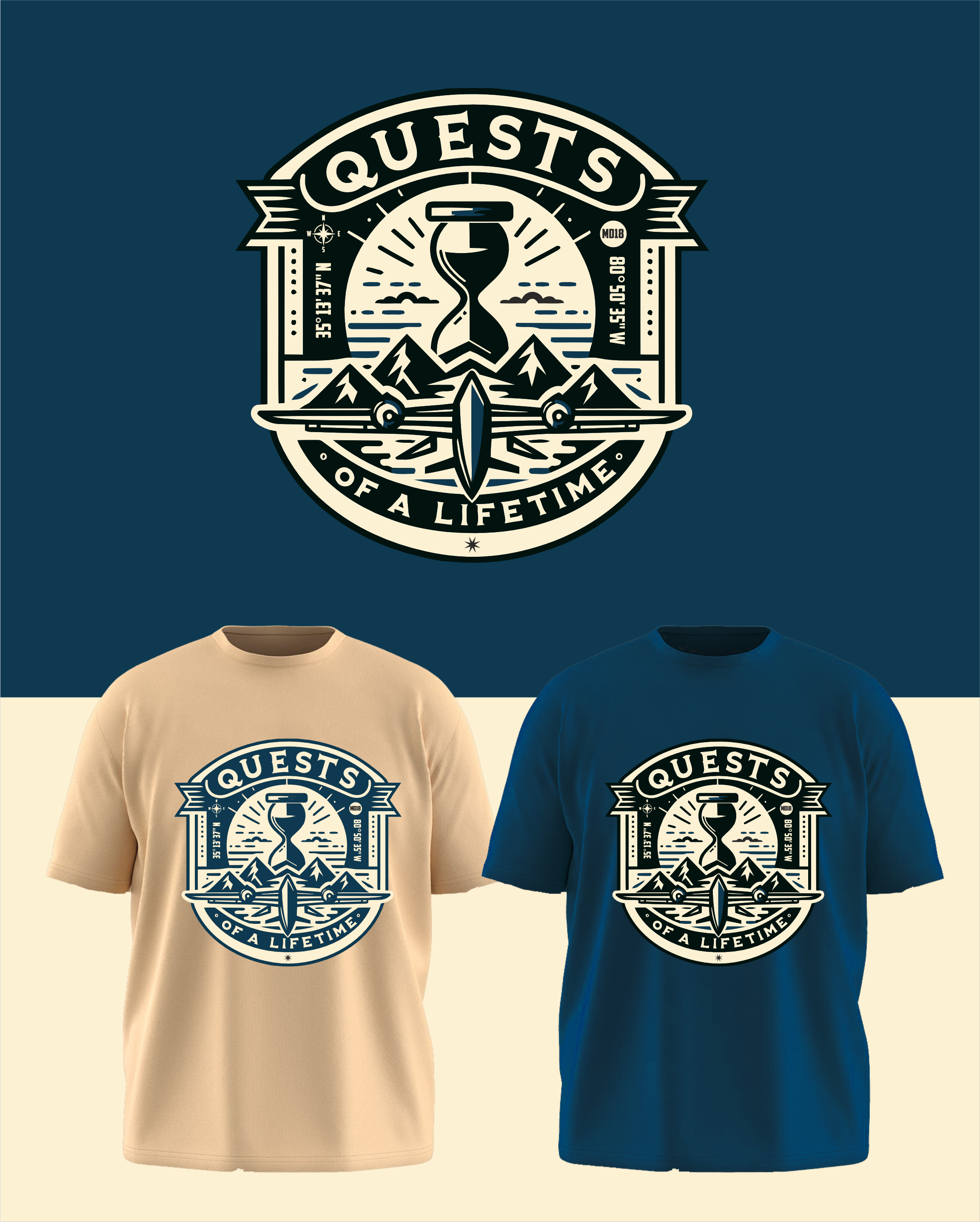 Modern, Bold, Travel/Sports/Motivation Logo Design for Quests of a ...