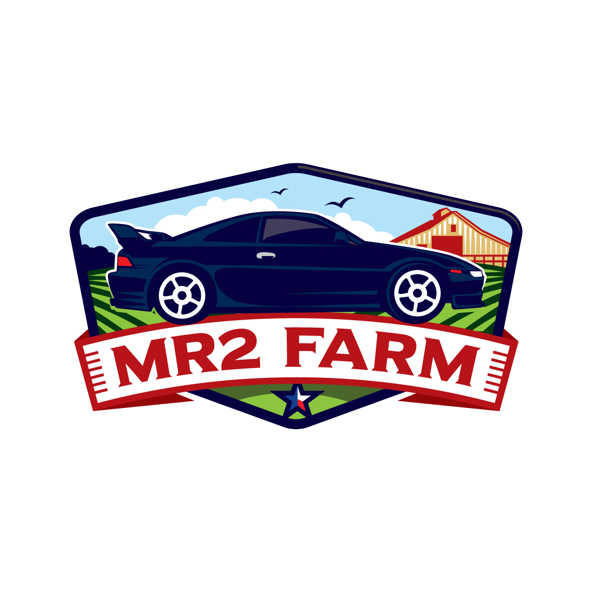 Elegant Playful Automotive Logo Design For Mr2 Farm By Designfriday