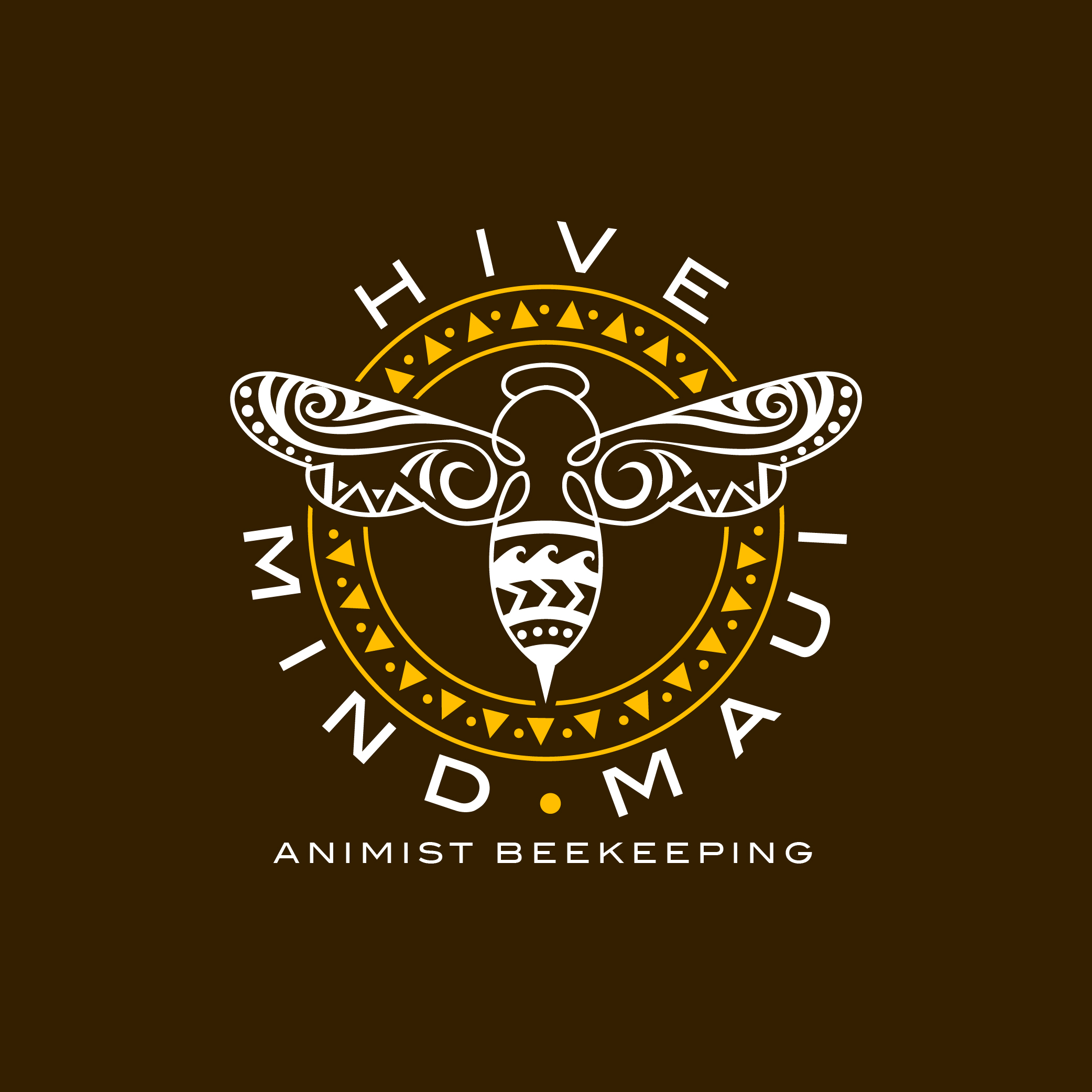 Professional, Elegant Logo Design for Hive Mind Maui Tagline: Animist ...